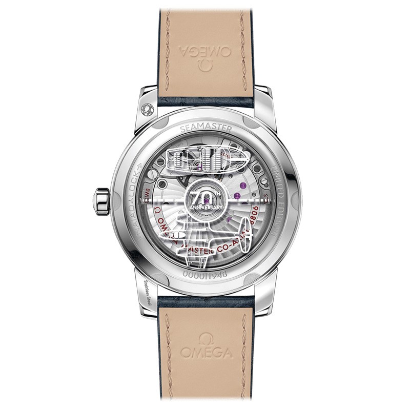 Montre Omega Seamaster Co-Axial Master Chronometer cadran argent ...