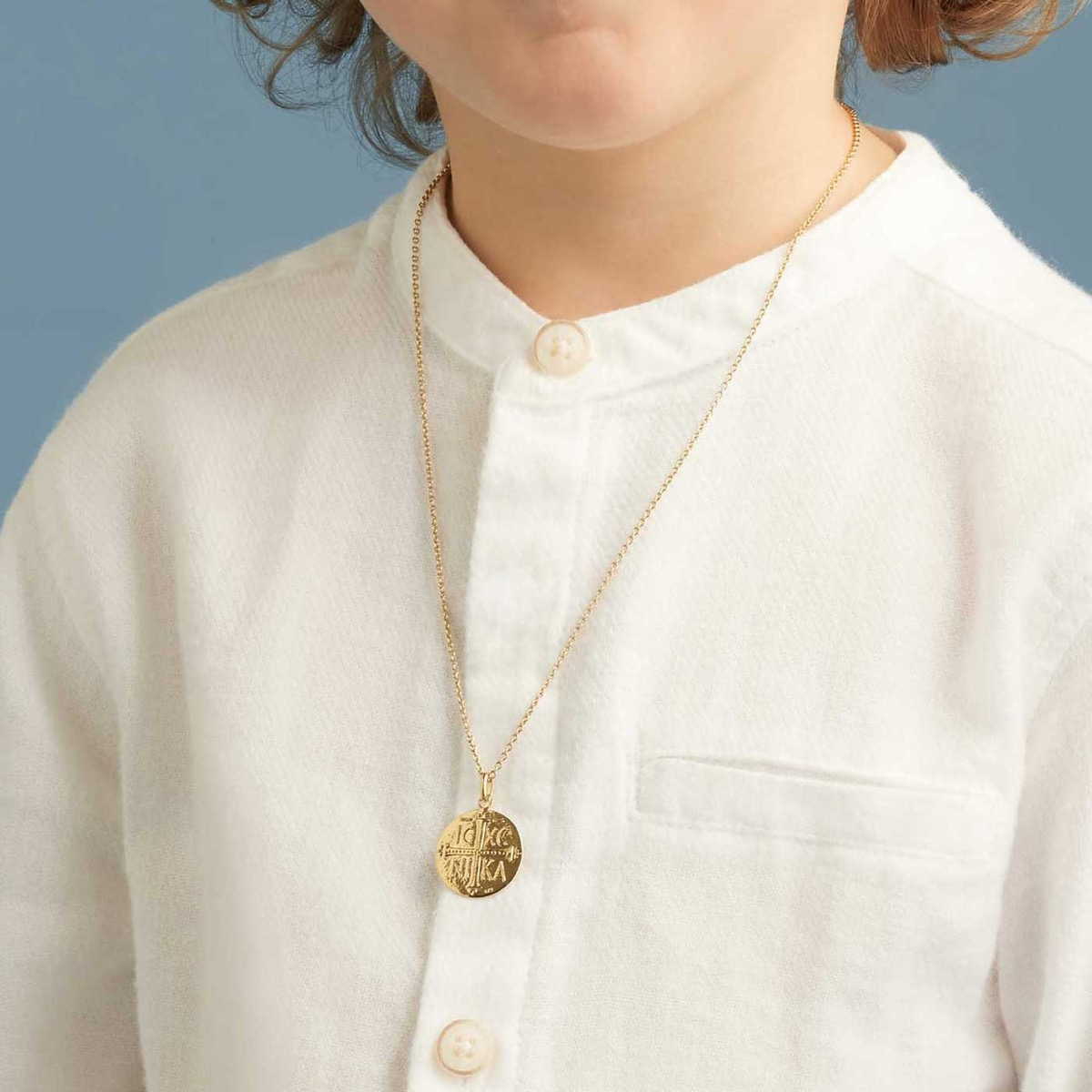 ARTHUS BERTRAND Victorious Christ medal yellow gold| Lepage