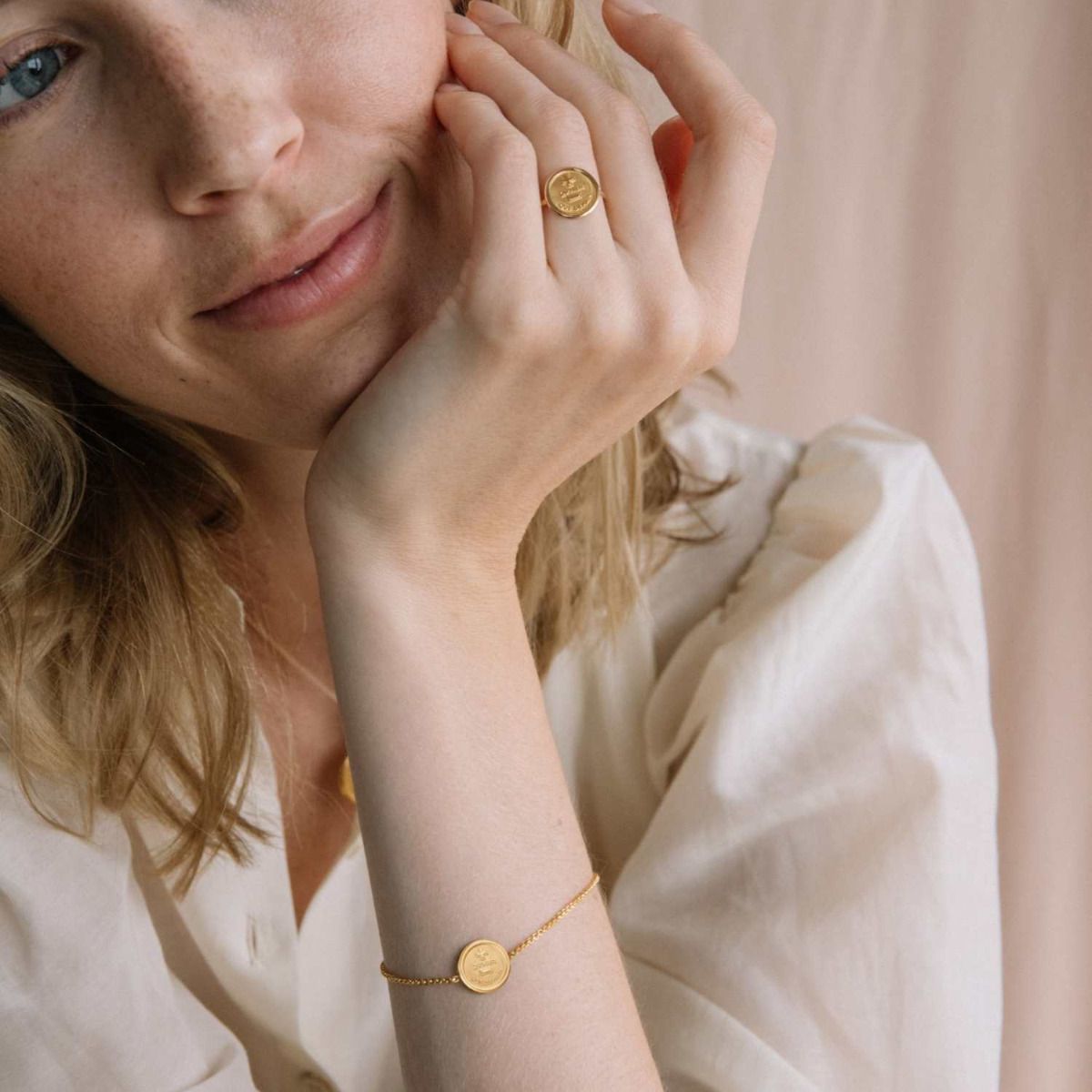 A.Augis Love L'Originale bracelet in yellow gold - Lepage