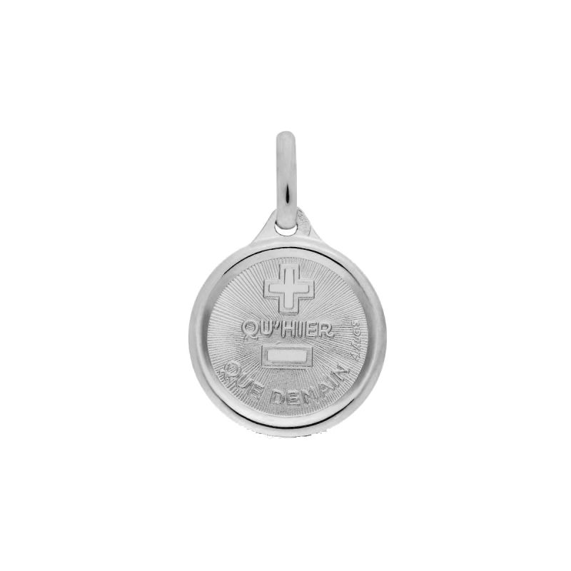 Médaille A.Augis Amour L'Originale en or blanc - Lepage