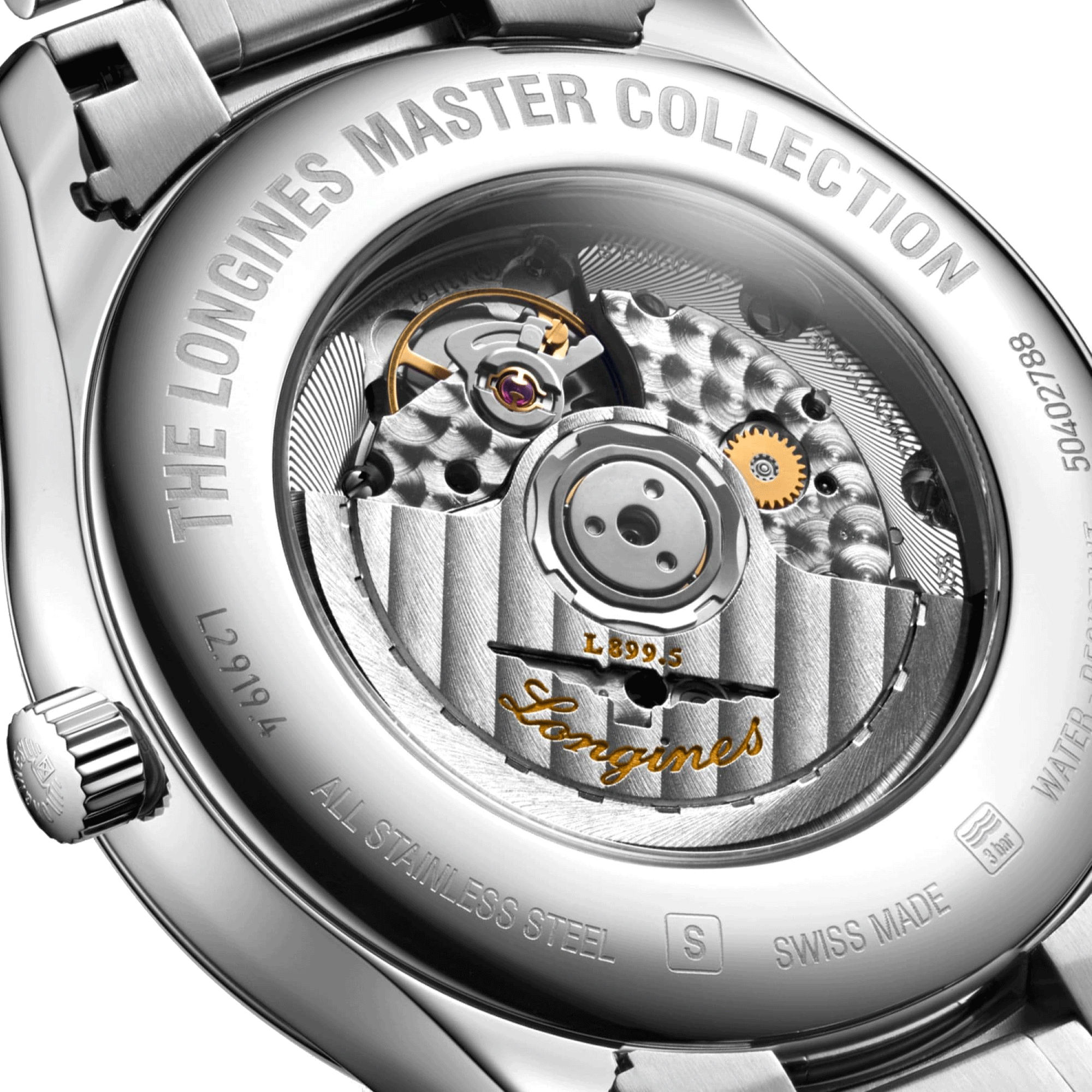 Montre Longines Master Collection automatique cadran noir phases de ...