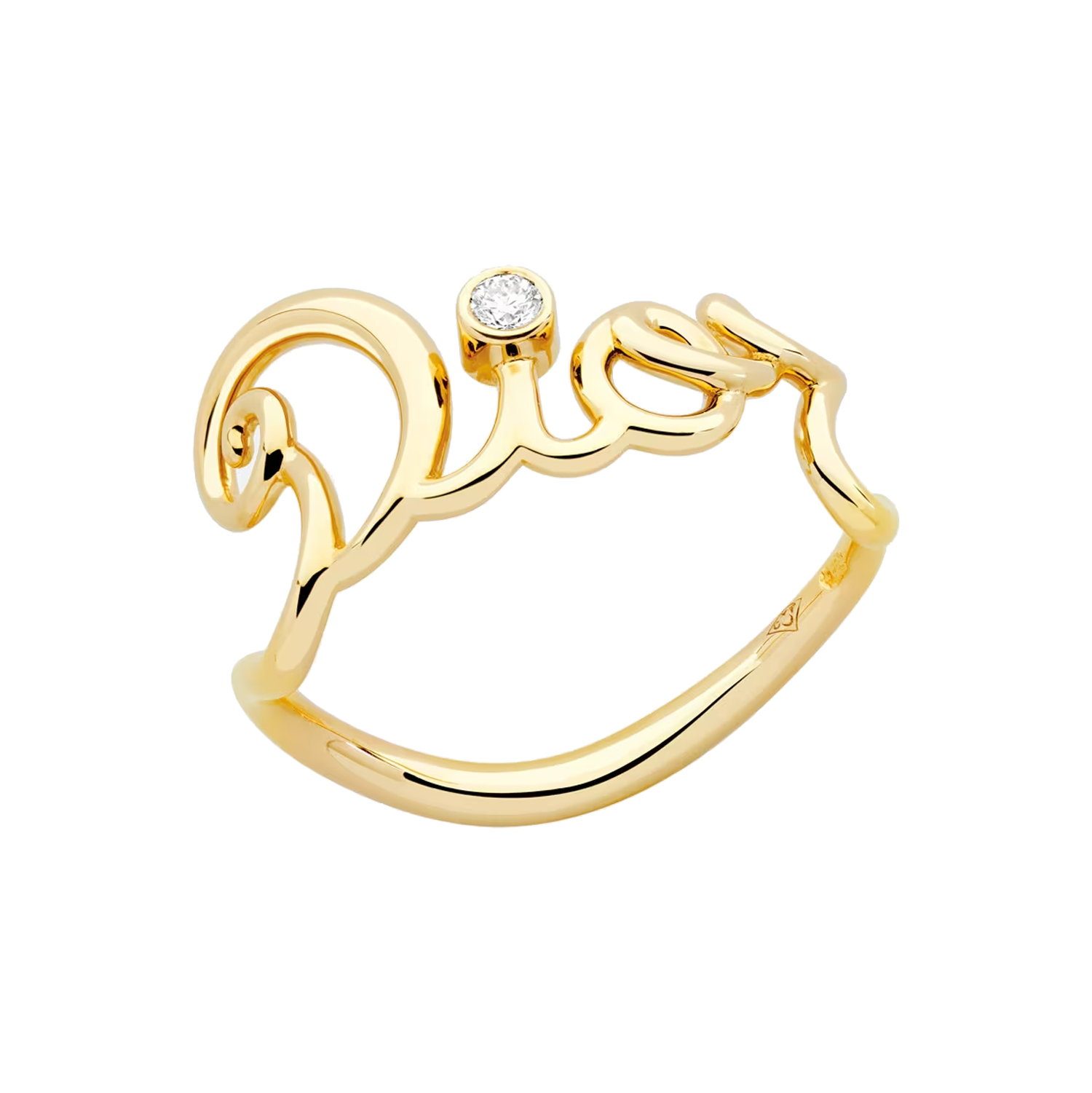 Dior Dioramour ring in yellow gold diamond | LEPAGE