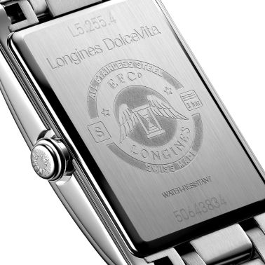 Montre Longines DolceVita quartz bracelet cuir rouge L52554715 - Lepage