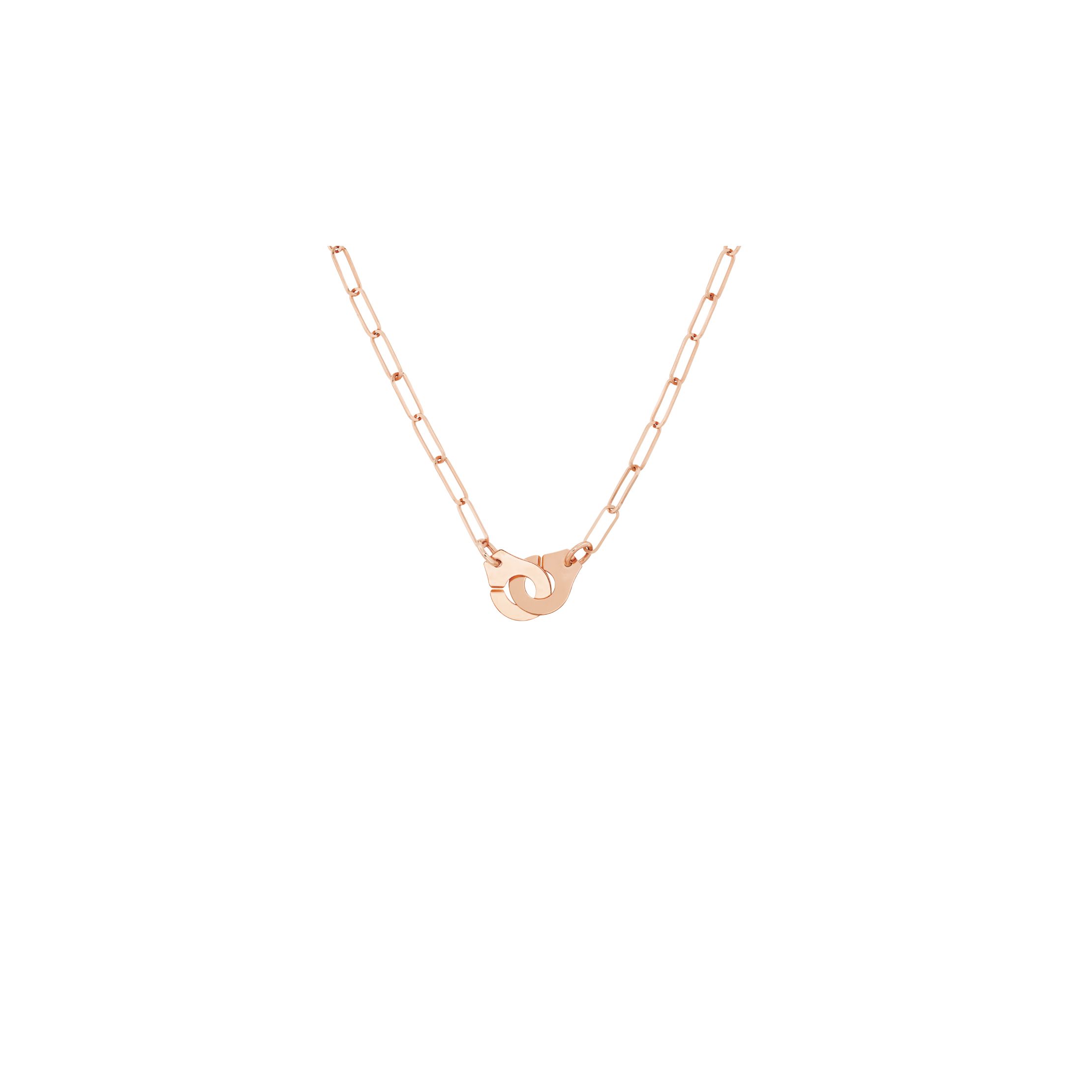 Menottes dinh van R10 necklace in rose gold | LEPAGE