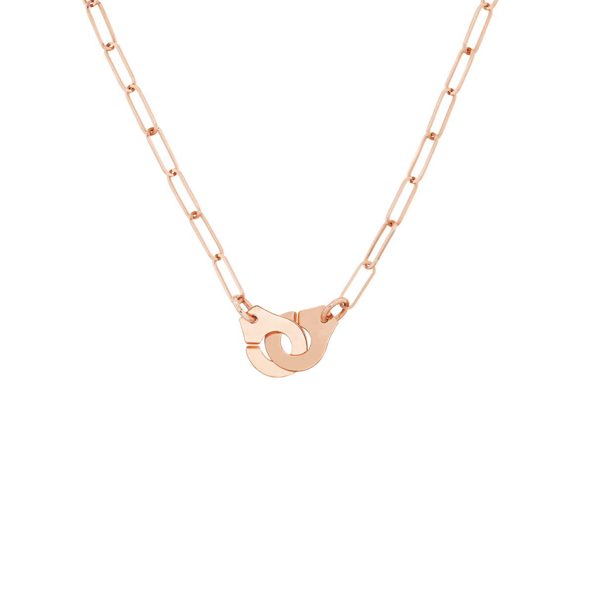 Menottes dinh van R10 necklace in rose gold | LEPAGE