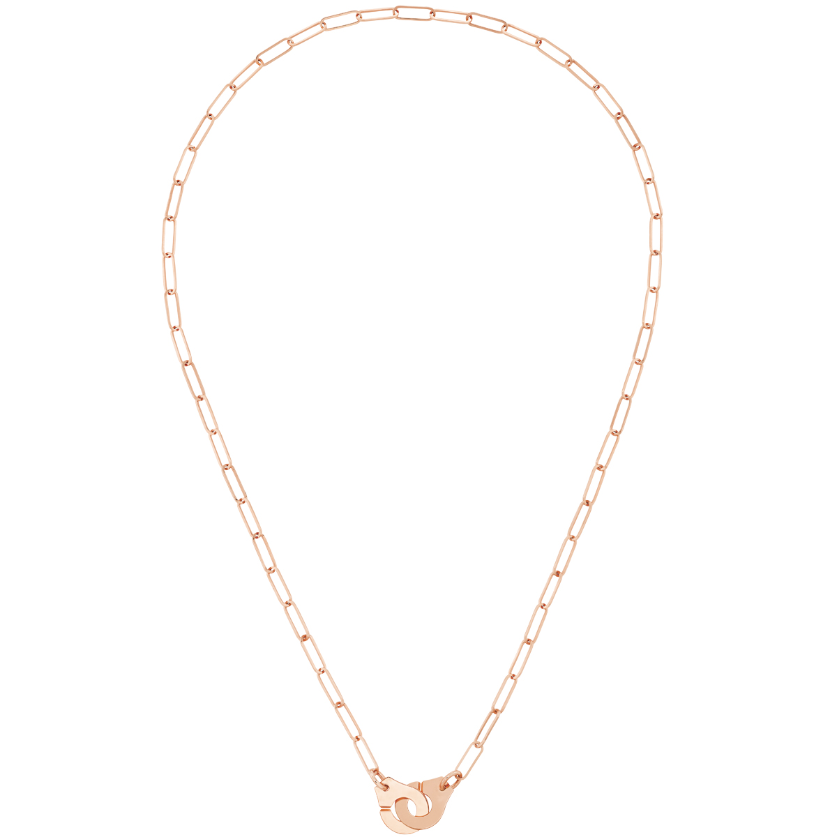 Menottes dinh van R10 necklace in rose gold | LEPAGE