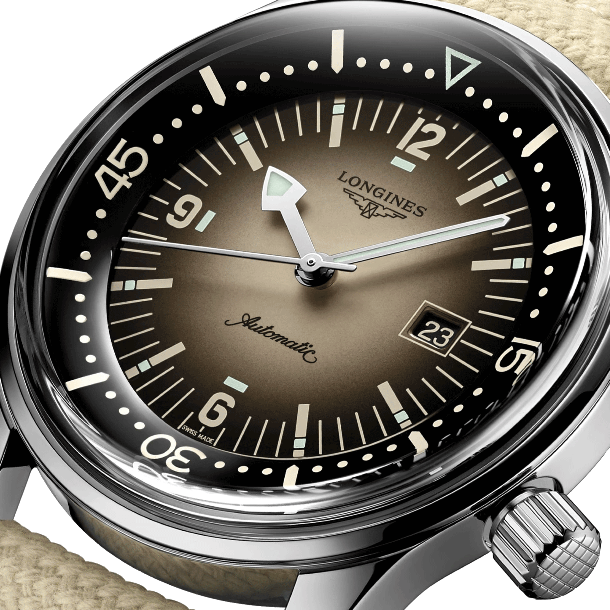 Longines Legend Diver automatic watch 36 mm L3.374.4.30.2 - Lepage