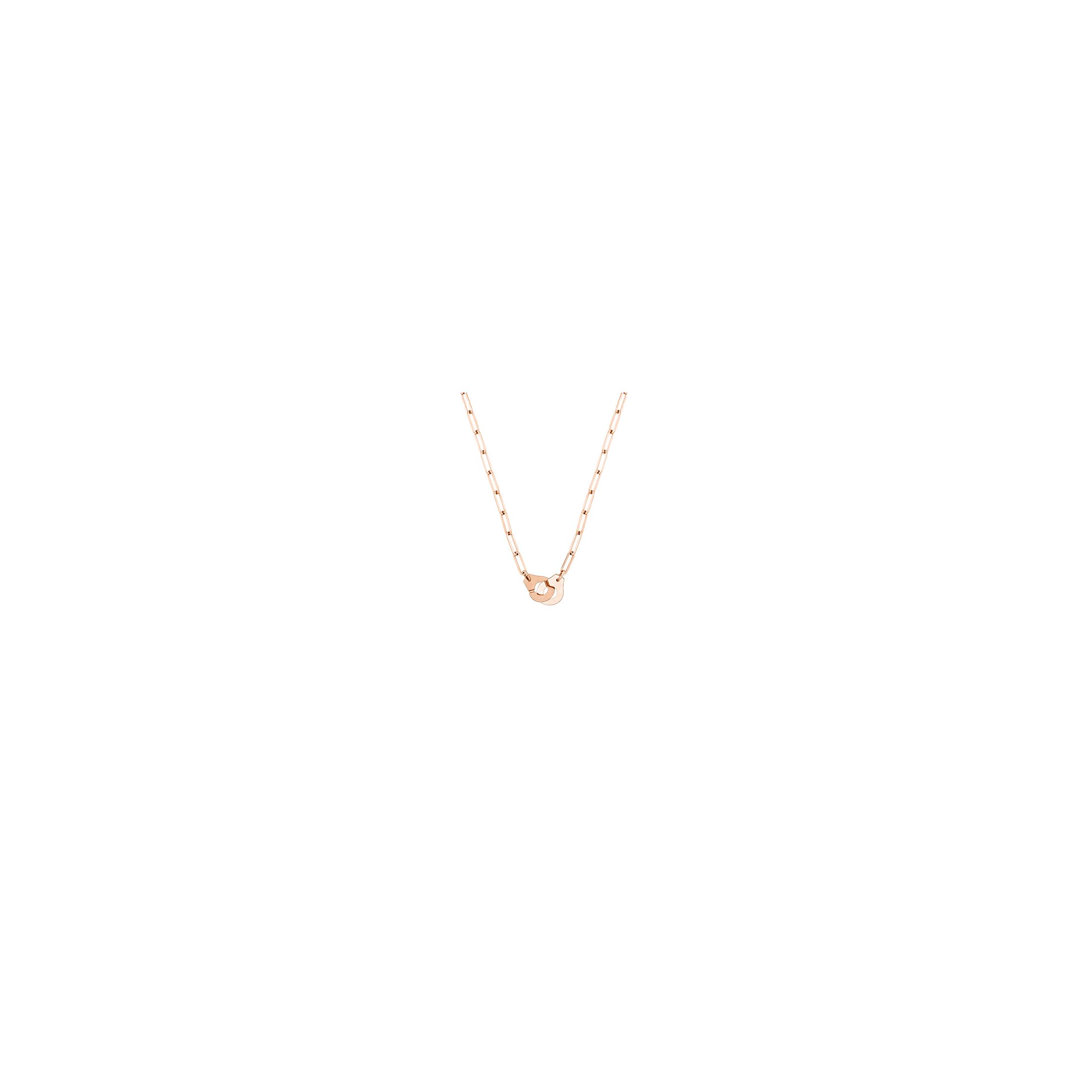 Menottes dinh van R12 necklace in rose gold | LEPAGE