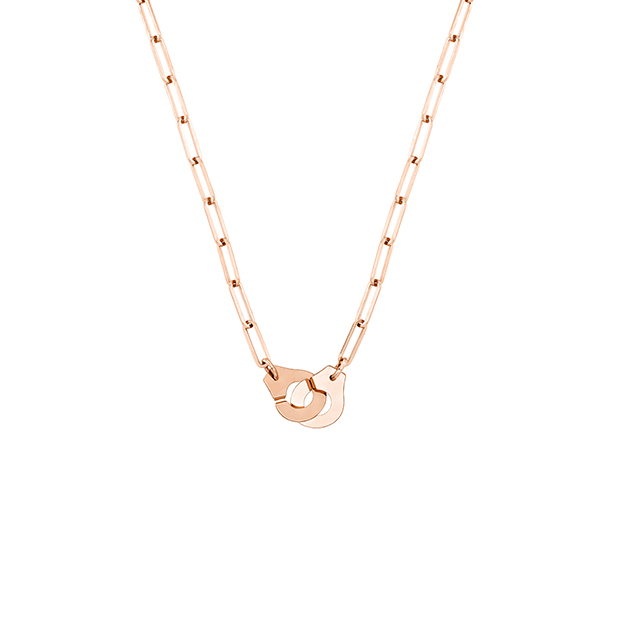 Menottes dinh van R12 necklace in rose gold | LEPAGE