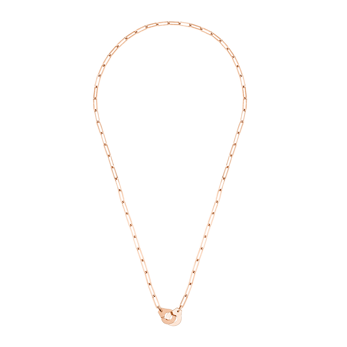 Collier Menottes dinh van R12 en or rose | LEPAGE