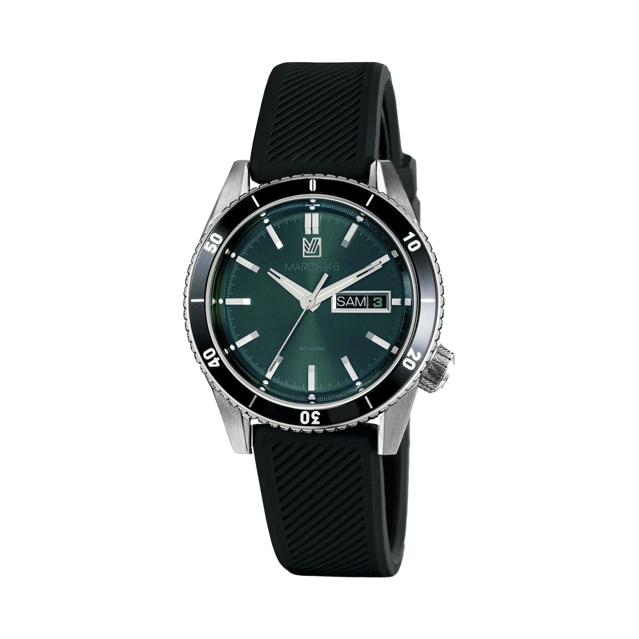 March LA.B Bonzer Electric Forest black silicone - Lepage