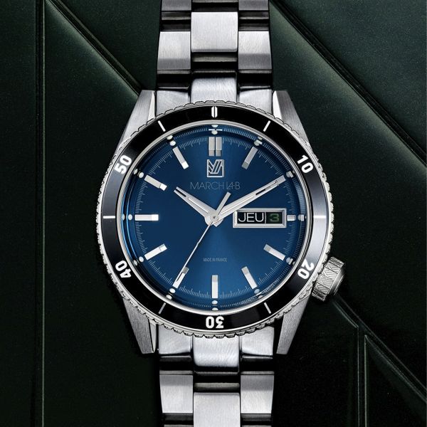 March LA.B Bonzer Electric Ocean steel bracelet - Lepage