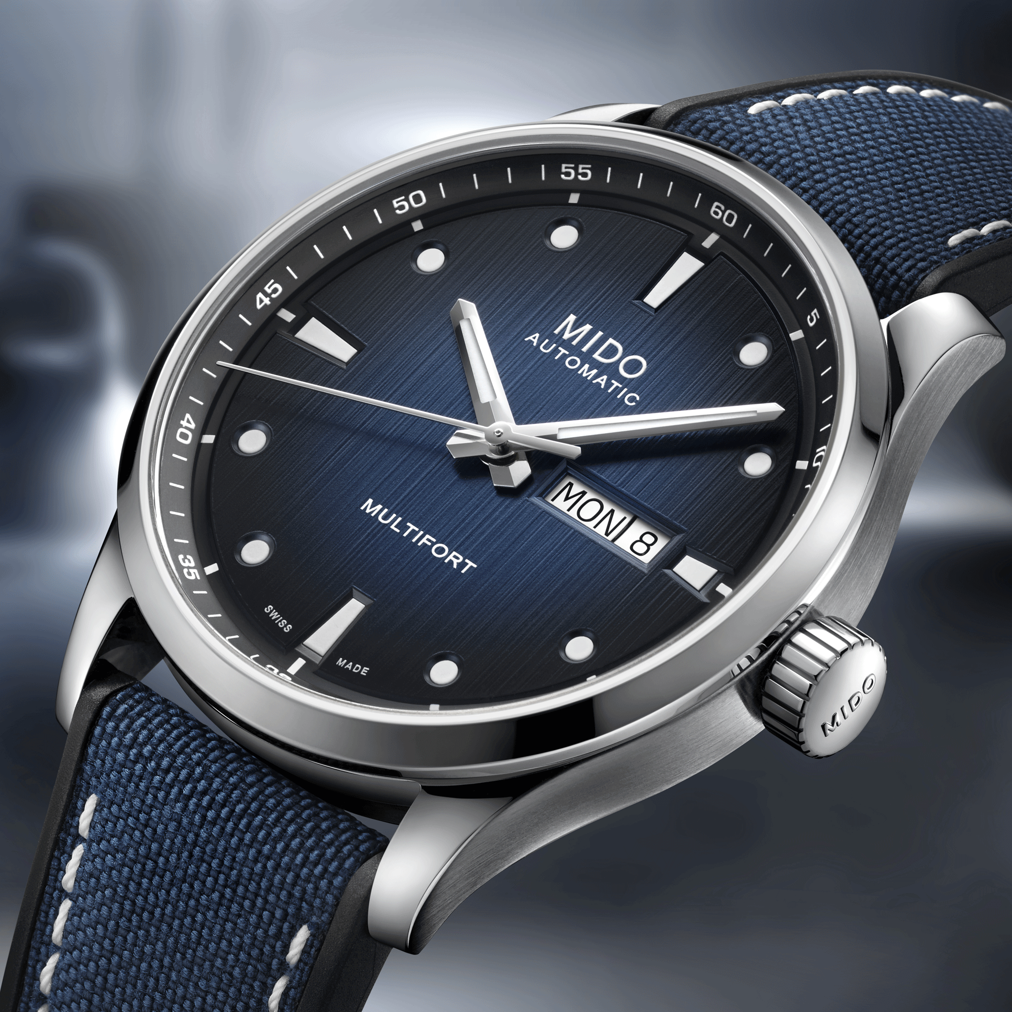 Montre Mido Multifort M automatique 42 mm M038.430.17.041.00 - Lepage