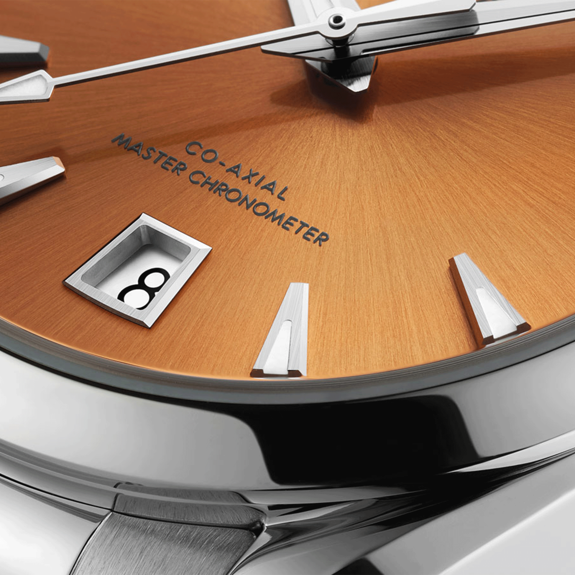 Omega Aqua Terra 150m saffron dial steel bracelet 38 mm - Lepage