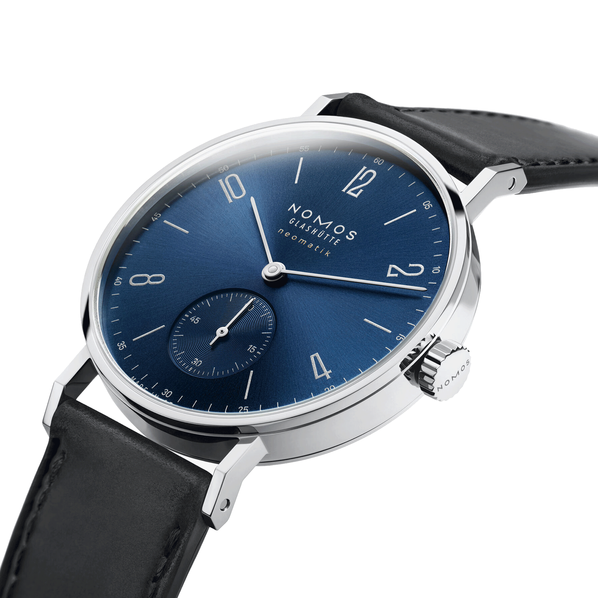 Nomos Tangente Neomatik Blue Gold automatic 35 mm Watch 190 | Lepage