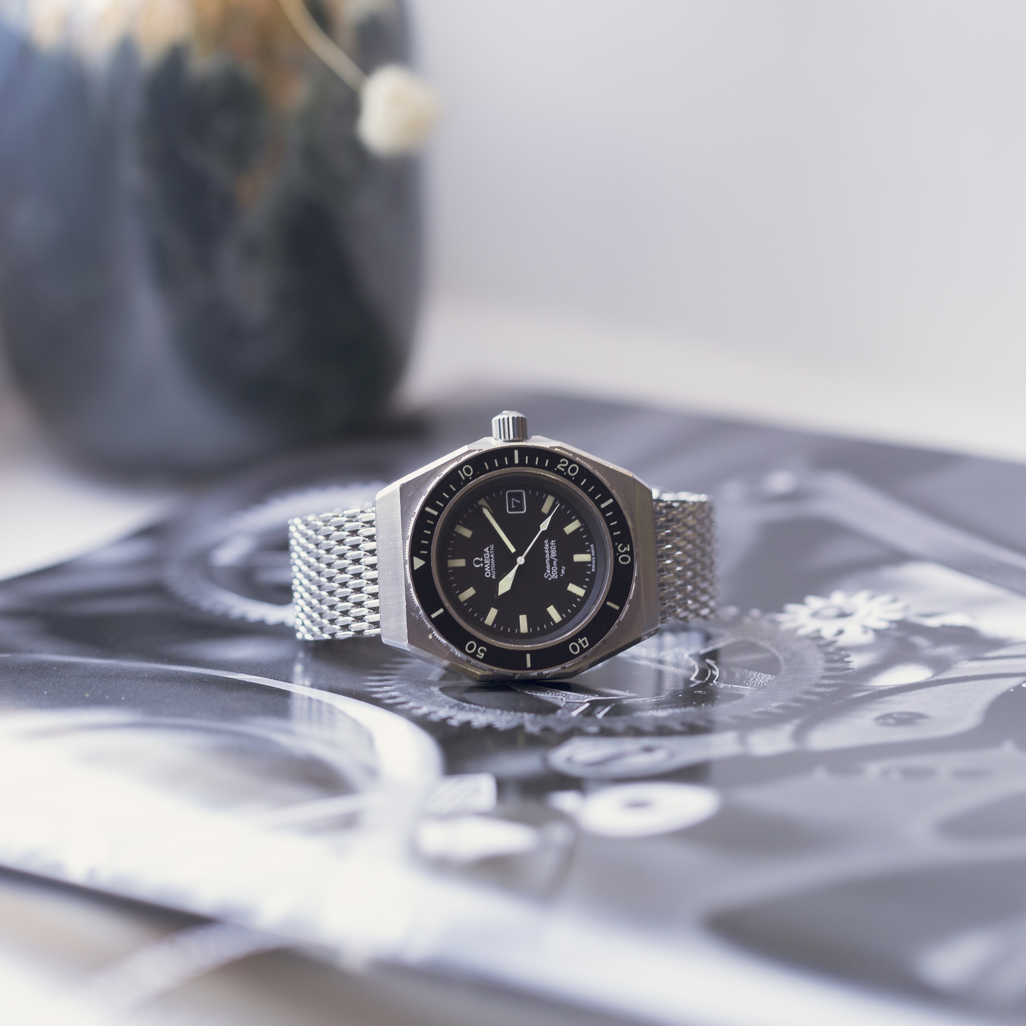 Montre vintage Seamaster 200 ST "Shom" originale 166.0177 - Lepage