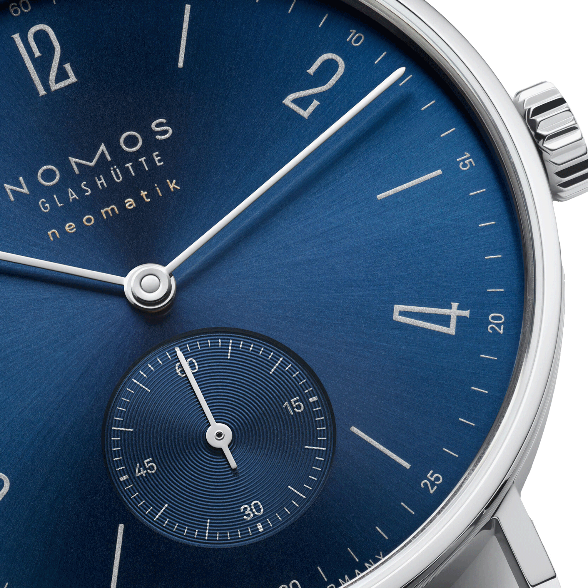 Nomos Tangente Neomatik Blue Gold automatic 35 mm Watch 191 | Lepage