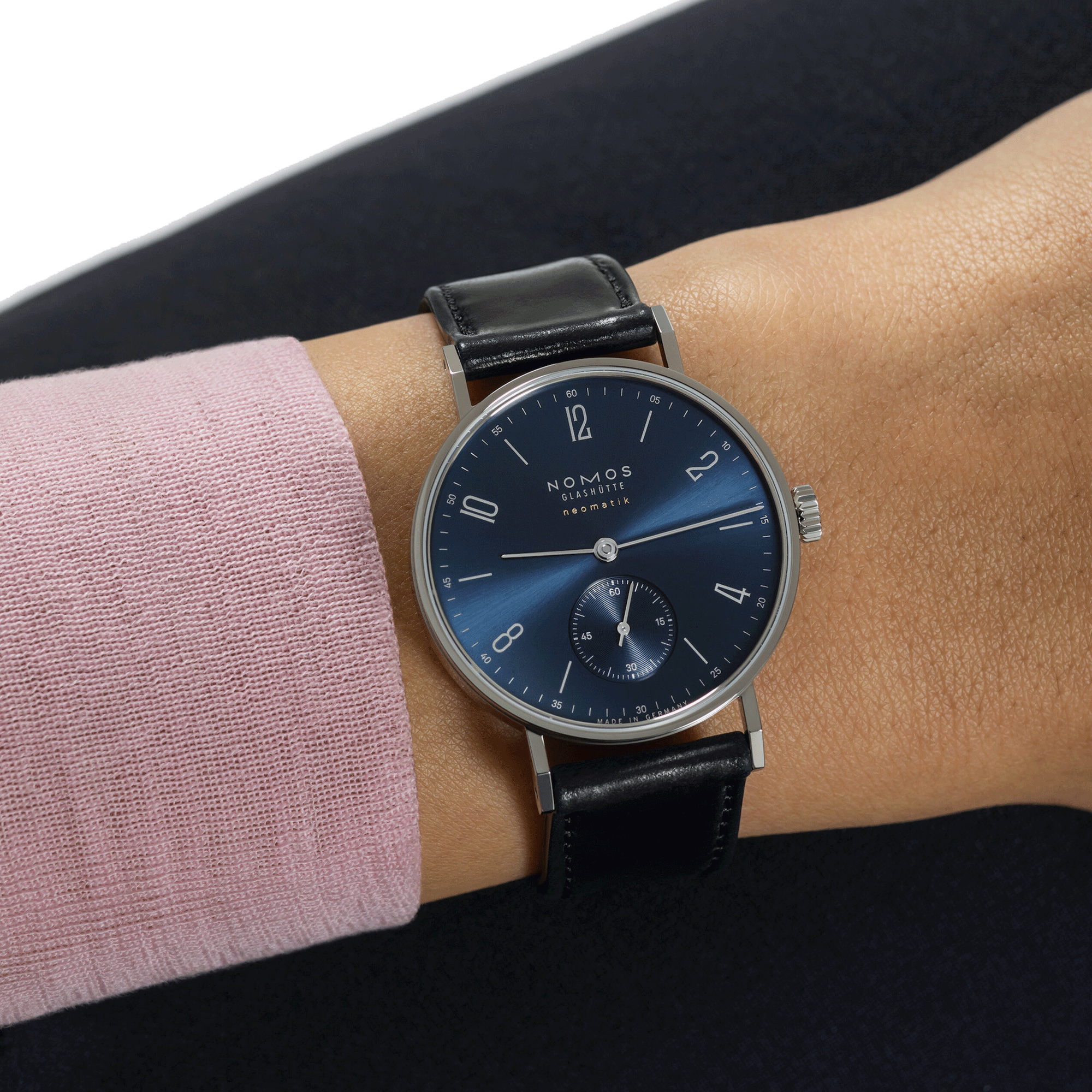 Nomos Tangente Neomatik Blue Gold automatic 35 mm Watch 191 | Lepage