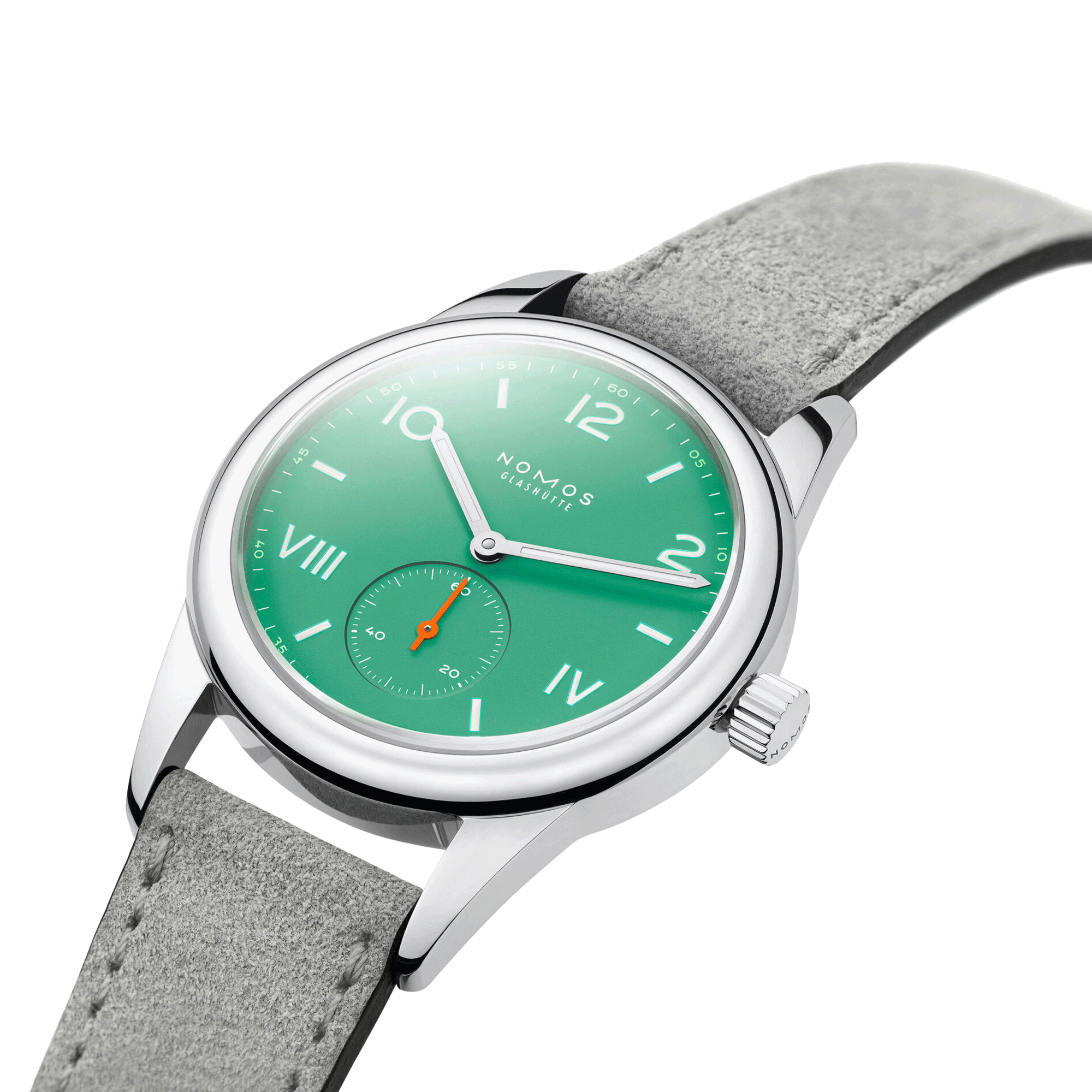 Nomos Club Campus Electric Green mechanical Watch 36 mm 715 - Lepage