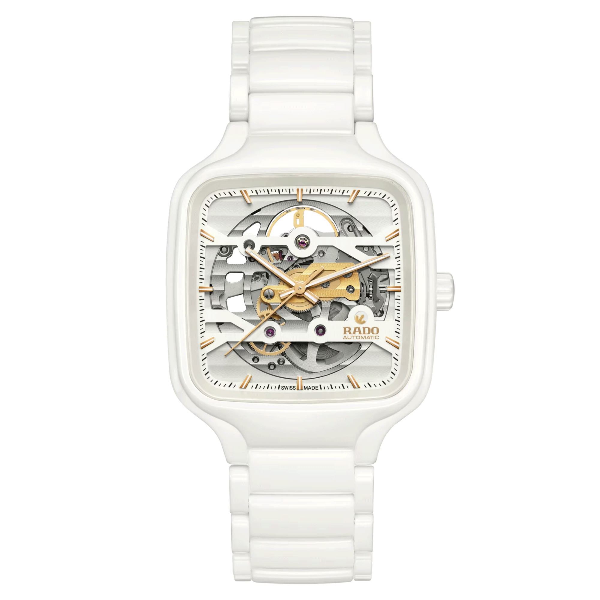 Montre Rado True Square Skeleton automatique 38 mm R27126012 - Lepage
