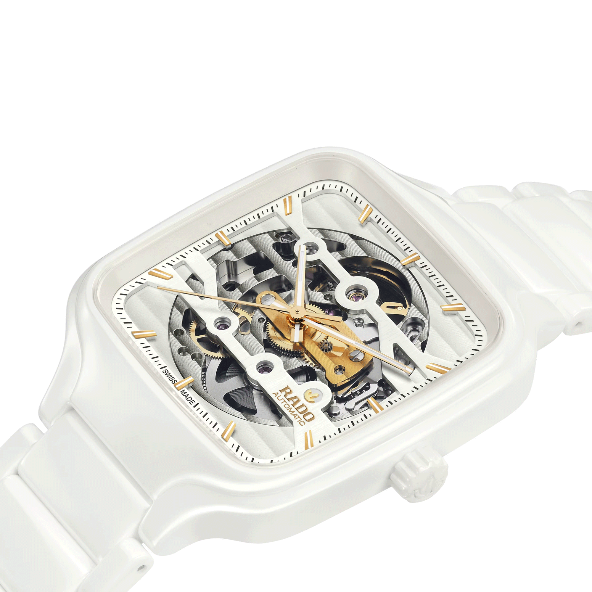 Montre Rado True Square Skeleton automatique 38 mm R27126012 - Lepage
