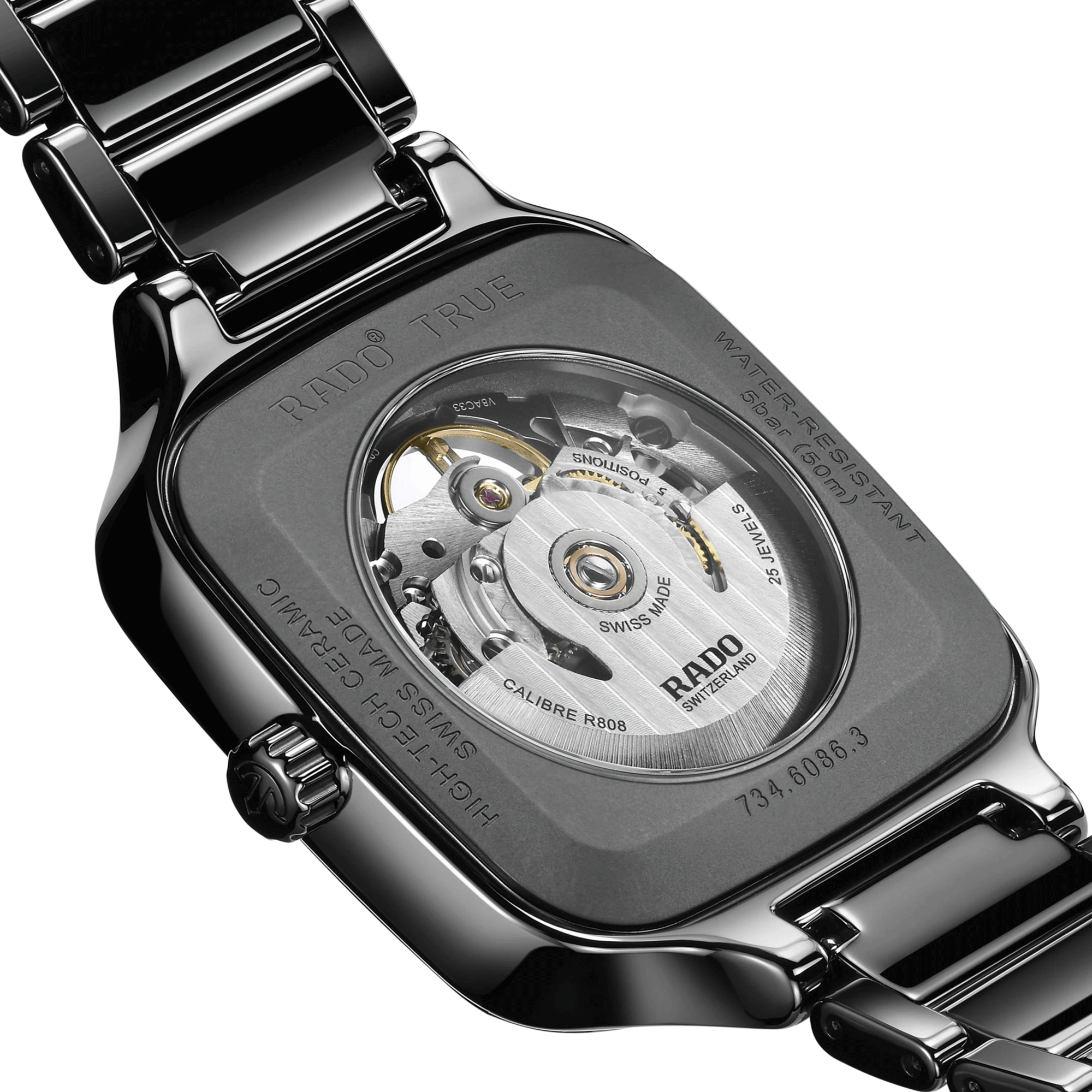 Rado True Square Skeleton automatic Watch 38 mm R27124162 - Lepage