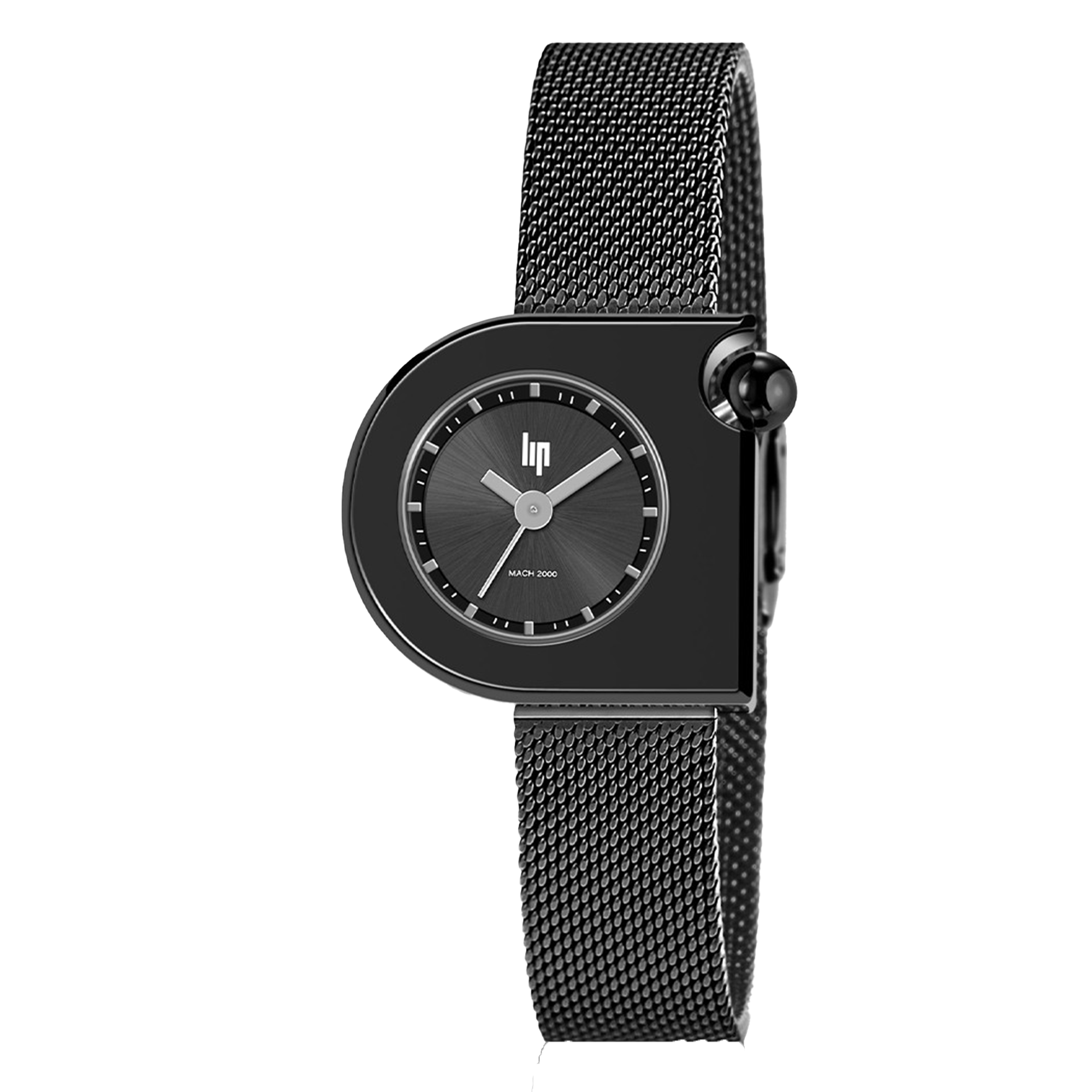 Montre Lip Mach 2000 Mini Moon quartz black 671392 - Lepage