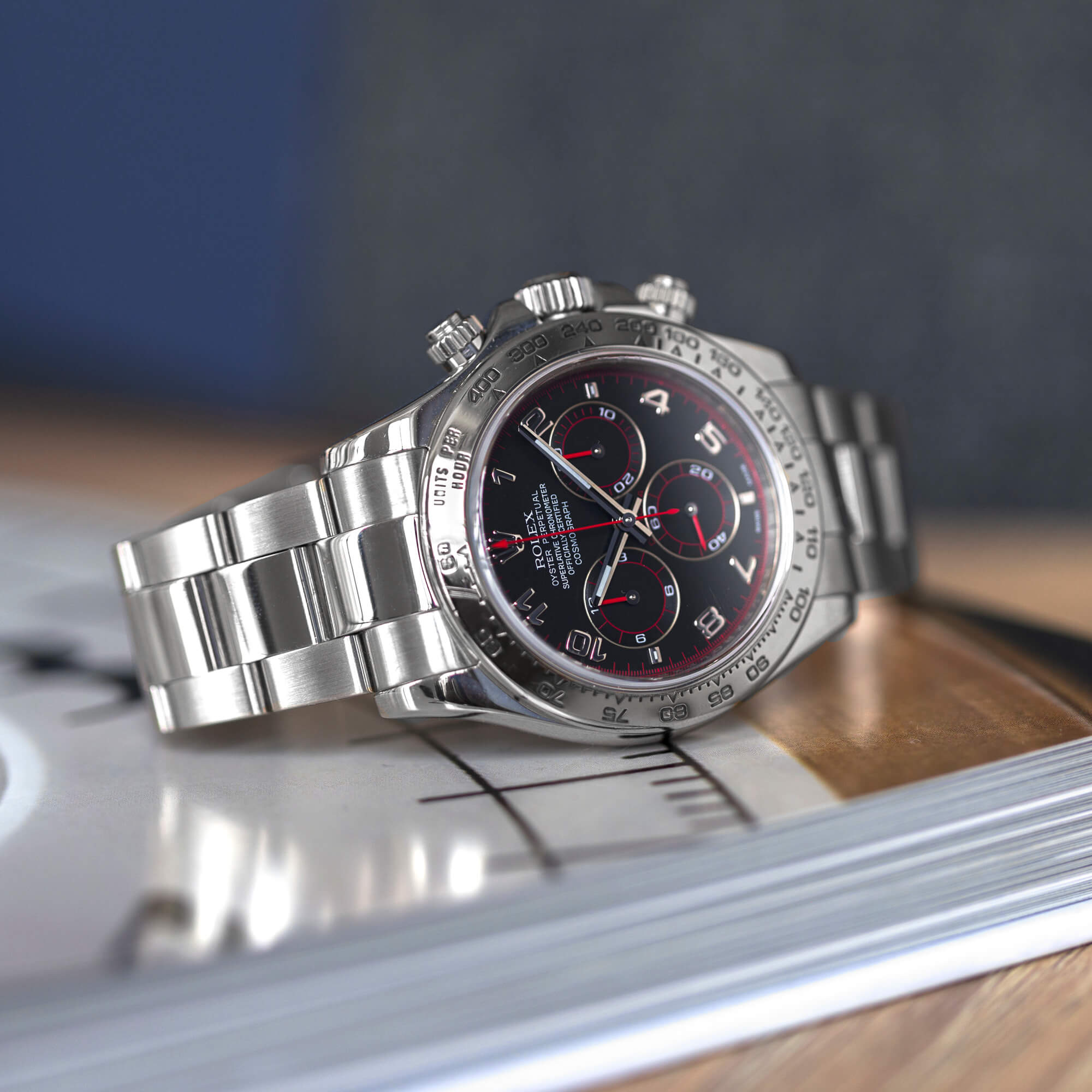 Montre d'occasion Rolex Daytona "Racing" 116509 Or Blanc - Lepage