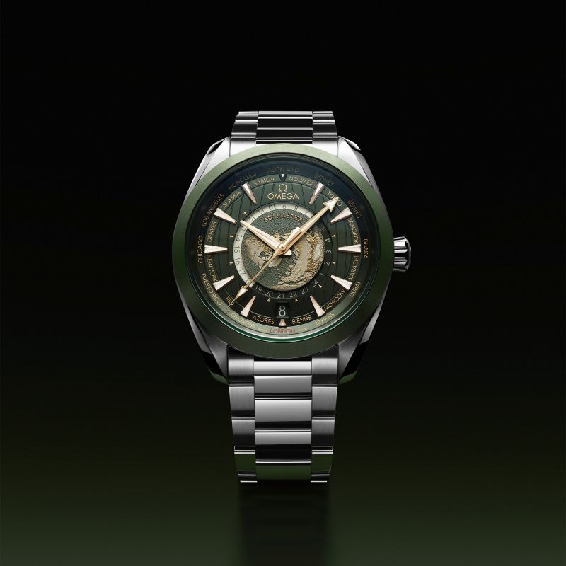 Omega Aqua Terra 150M GMT Worldtimer 220.30.43.22.10.001 - Lepage