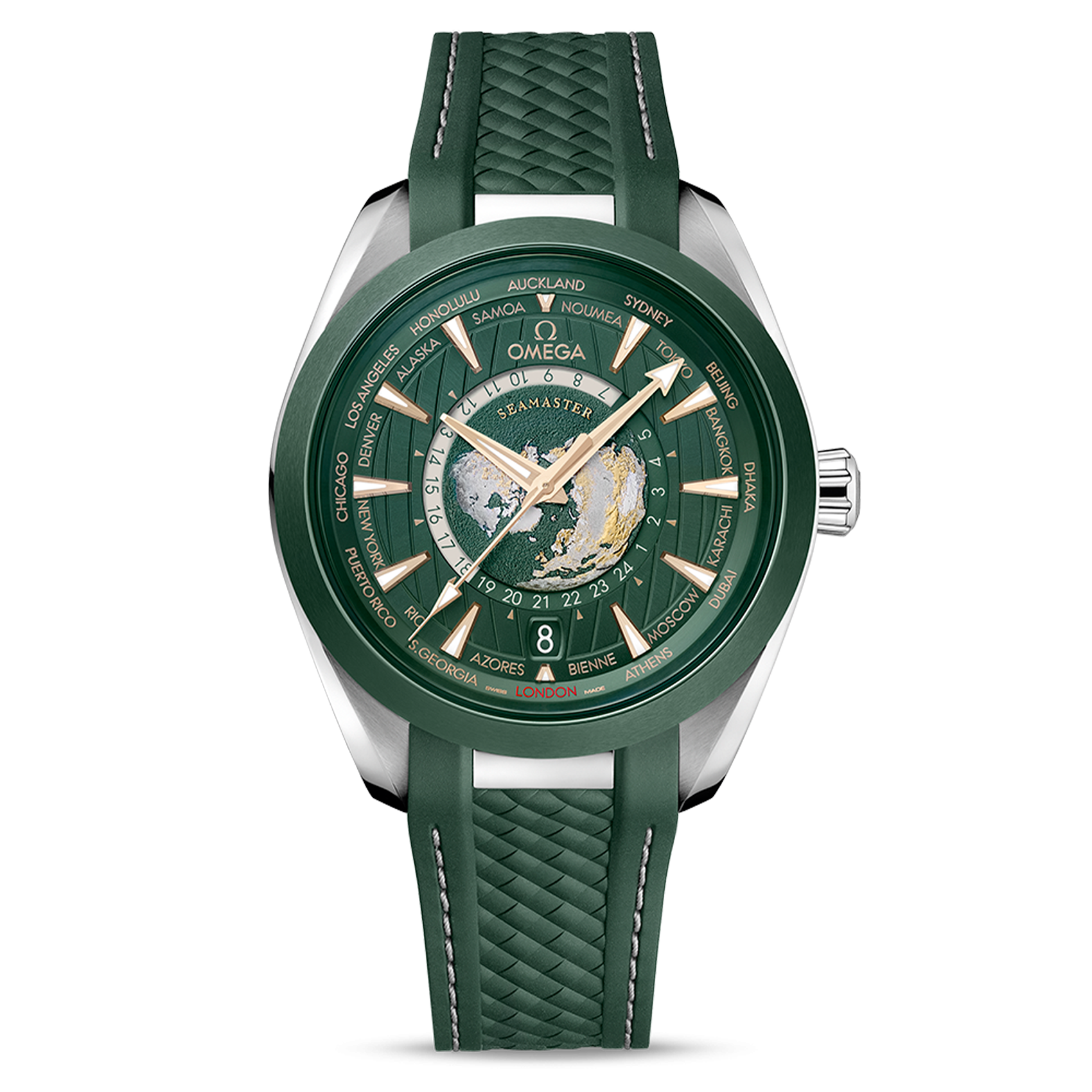 Omega Aqua Terra 150M GMT Worldtimer 220.32.43.22.10.001 - Lepage