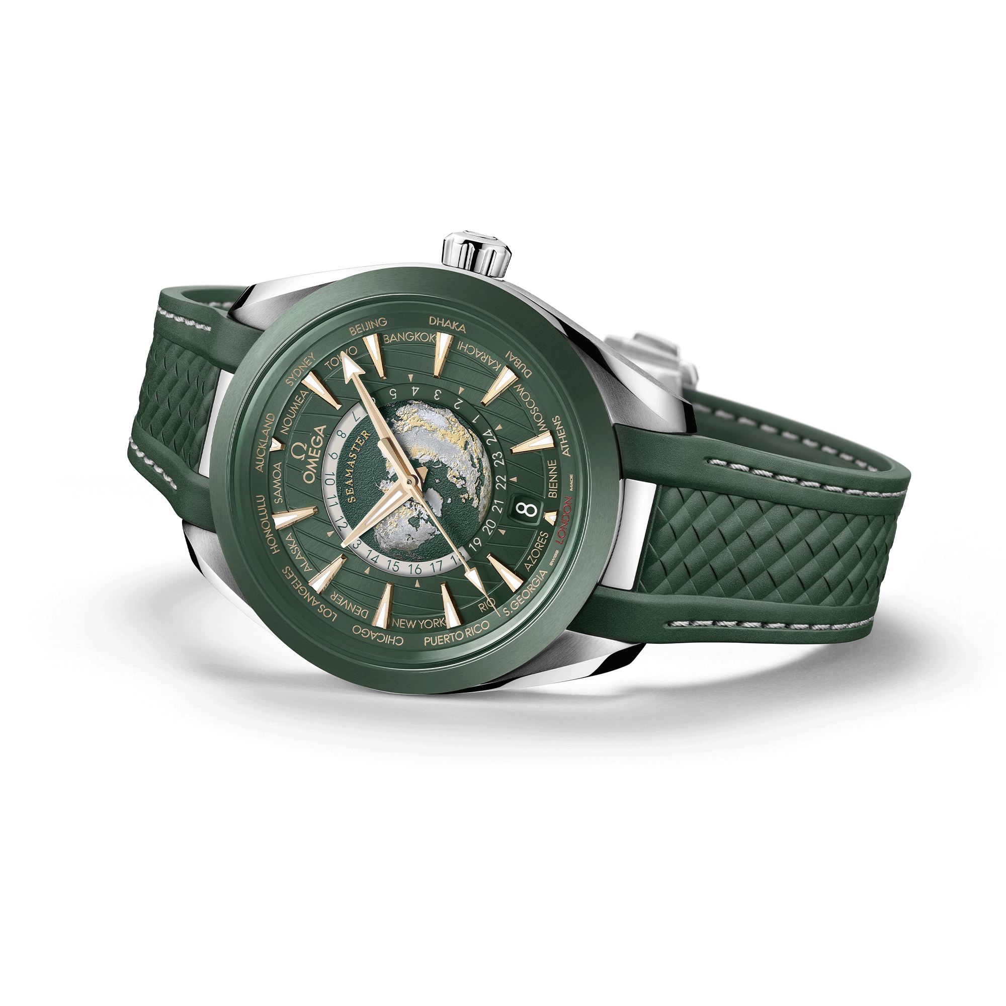 Omega Aqua Terra 150M GMT Worldtimer 220.32.43.22.10.001 - Lepage