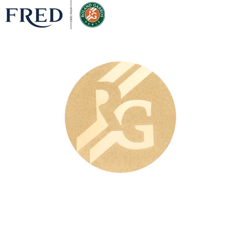 Force 10 Terracotta cable gold-plated steel | FRED X ROLAND-GARROS