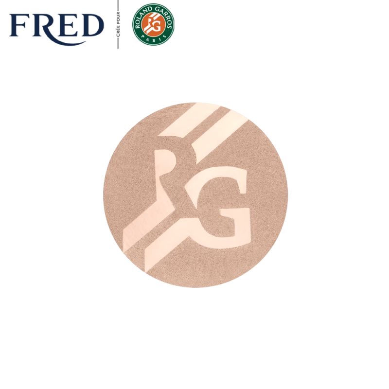 Force 10 Terracotta cable rose gold-plated steel | FRED X ROLAND-GARROS