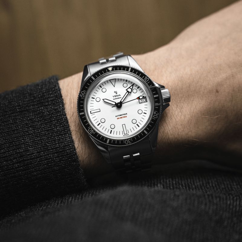 Yema Superman 500 Dato auto Watch 39 mm YSUP23A39-BMS - Lepage