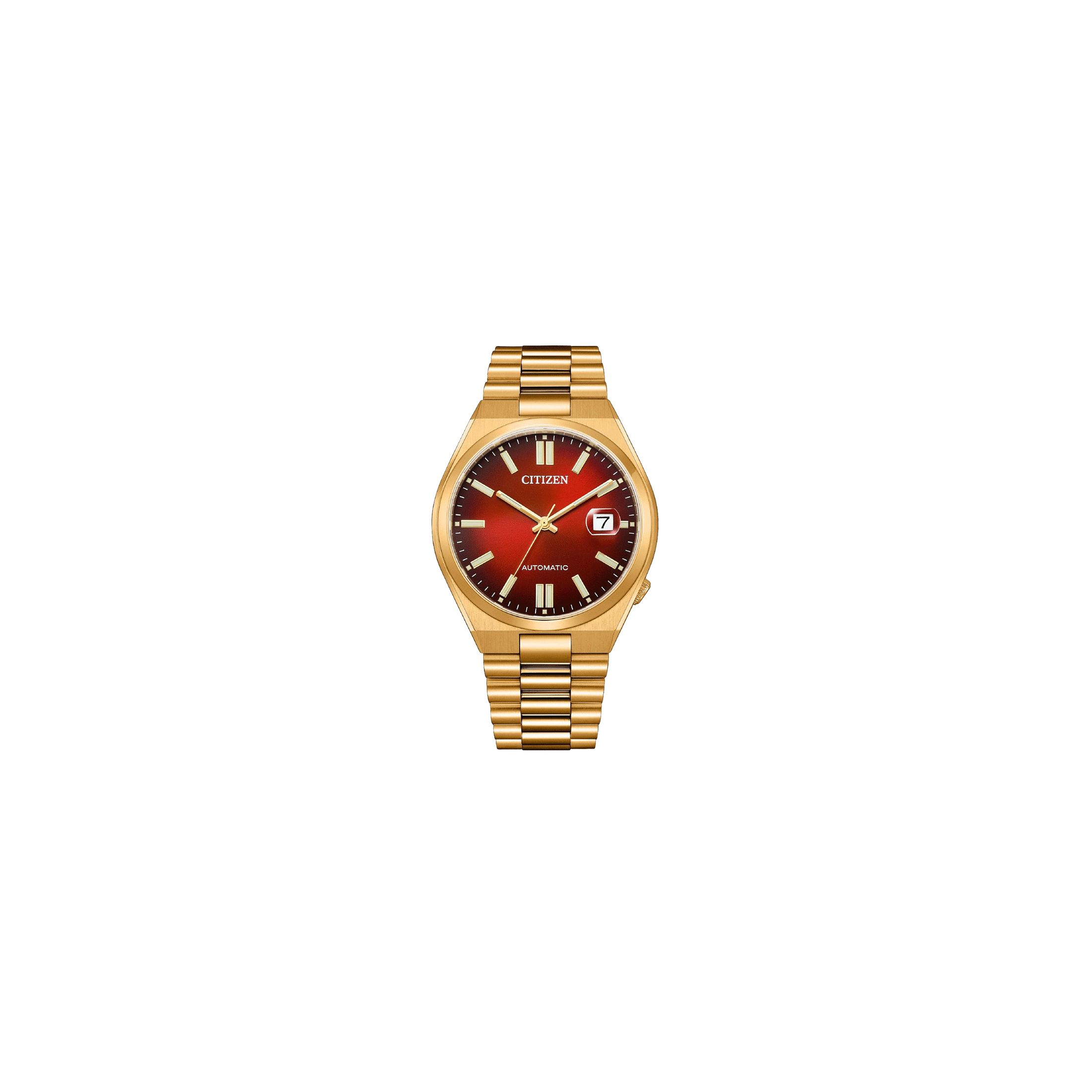 Citizen Tsuyosa red dial PVD yellow gold NJ0153-82X - Lepage
