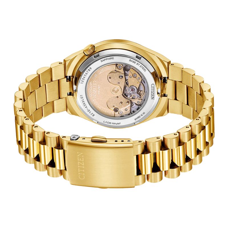 Citizen Tsuyosa red dial PVD yellow gold NJ0153-82X - Lepage
