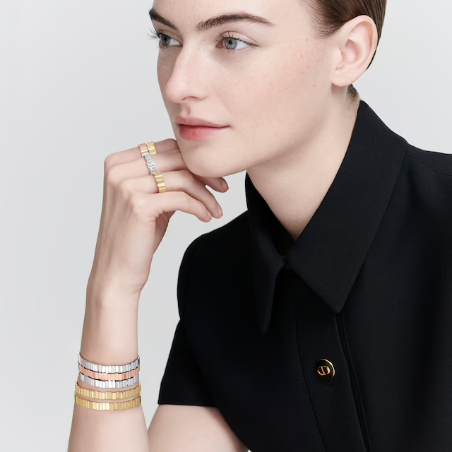 Dior GEM bangle in white gold and diamonds | Lepage official retailer