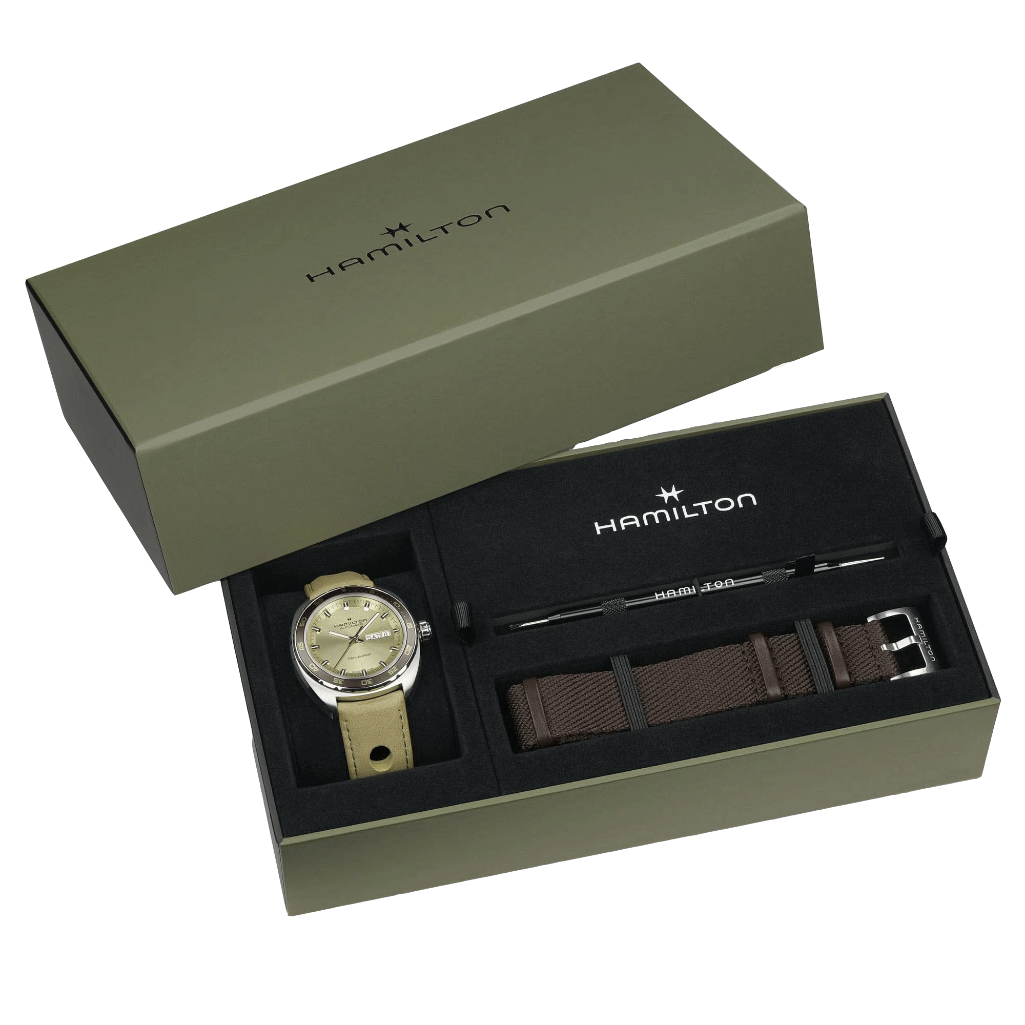 Hamilton American Classic Pan Europ Day Date Watch H35445860 - Lepage