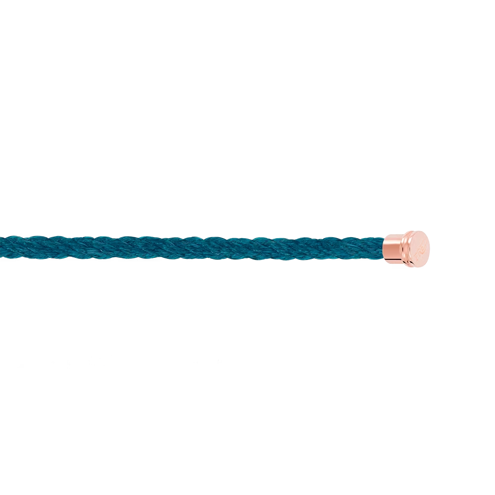 FRED Force 10 Riviera Blue medium model cable steel plated rose gold ...