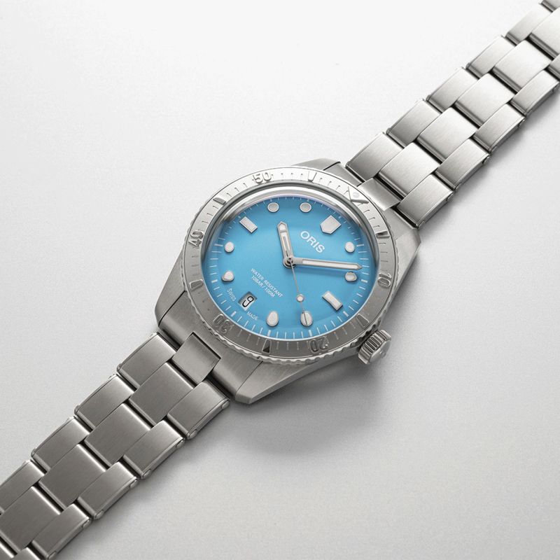Oris Divers Sixty-Five Cotton Candy Blue 01 733 7771 4055 07 8 19 18 ...