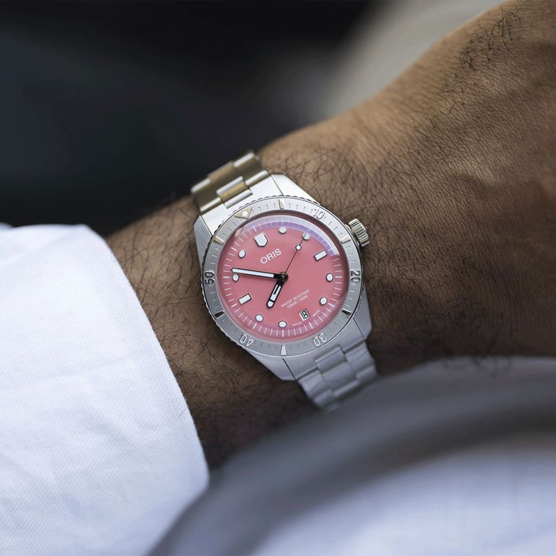 Oris Divers Sixty-Five Cotton Candy Pink 01 733 7771 4058-07 8 19 18 ...