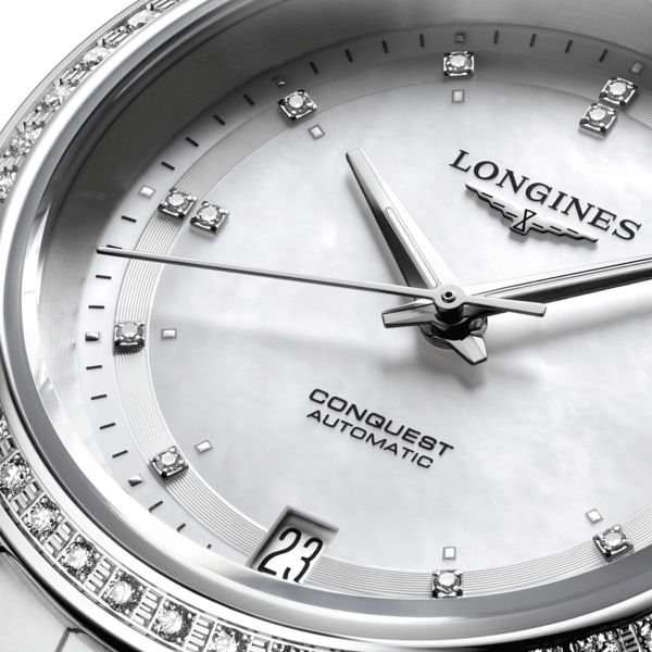 Montre Longines Conquest 2023 auto 34 mm L3.430.0.87.6 - Lepage