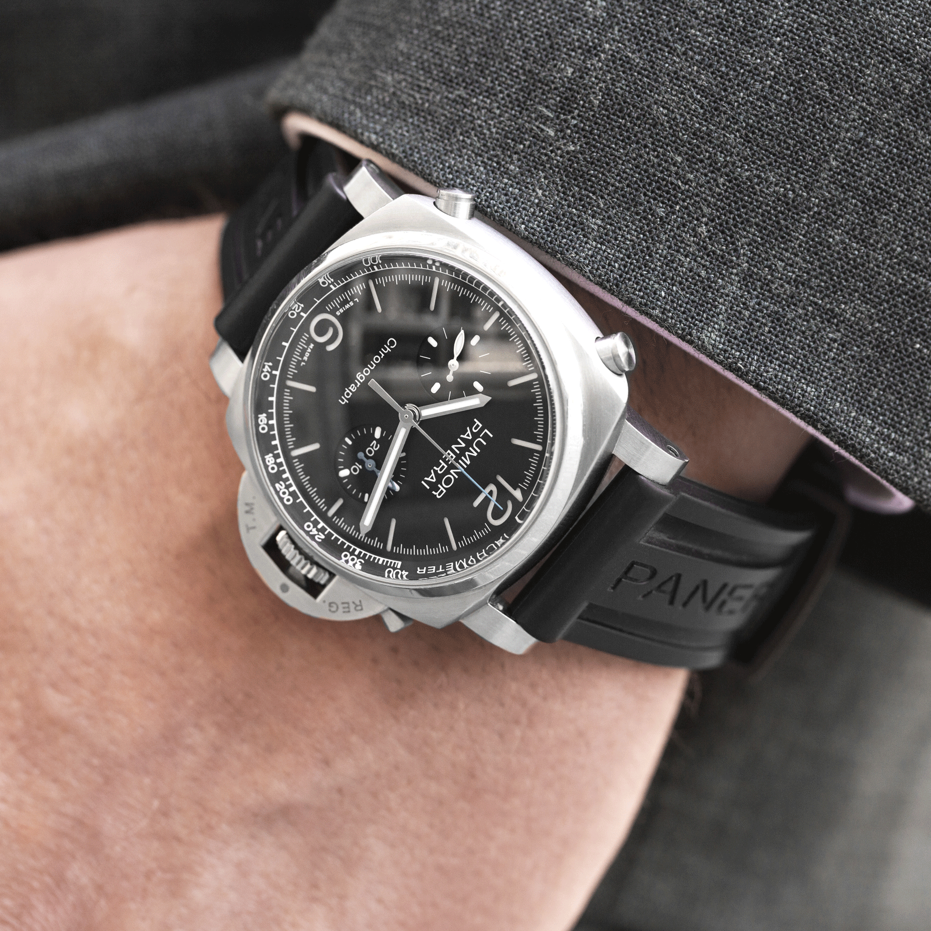 Montre d'occasion Panerai Luminor Chrono PAM01109 Full Set 2021 - Lepage