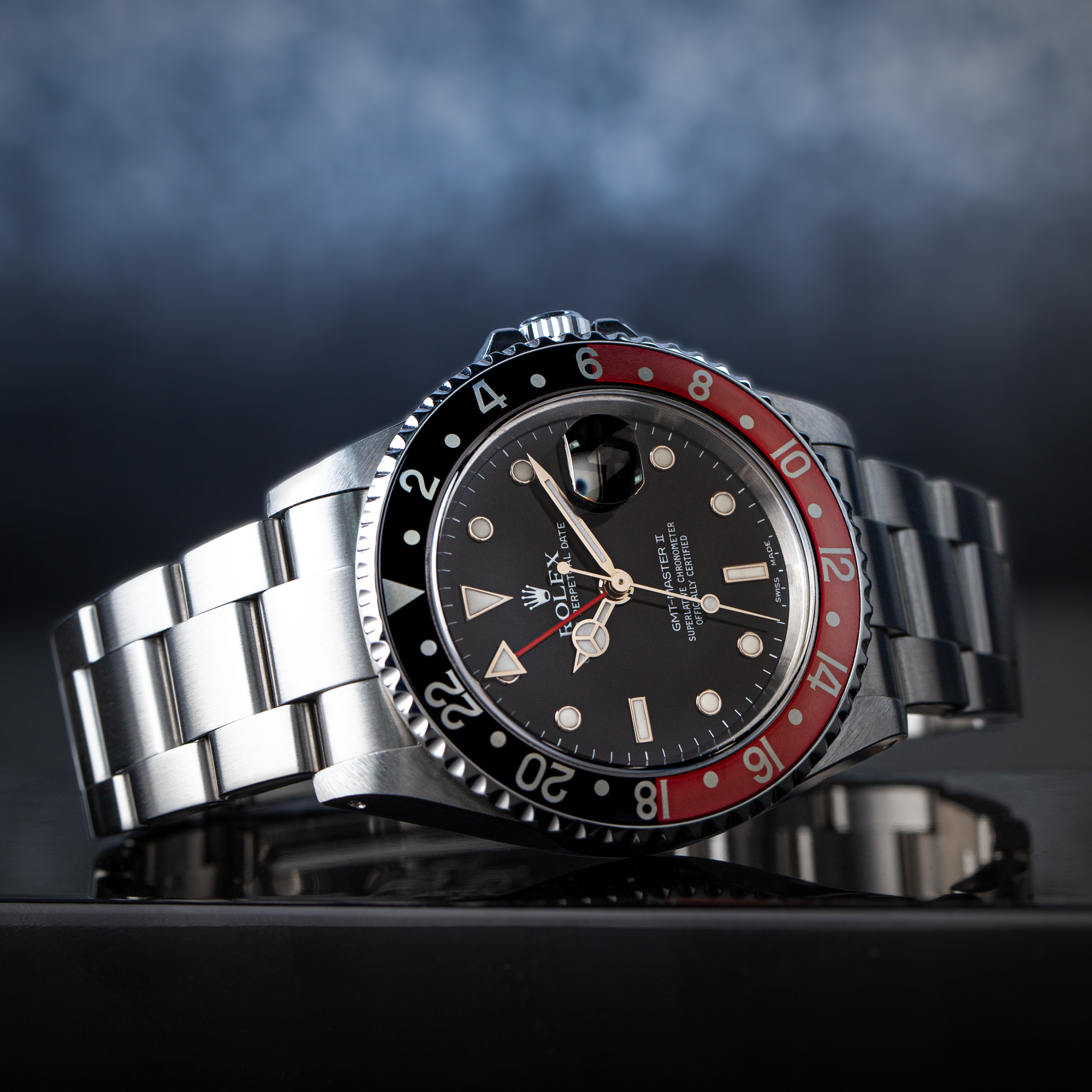 Montre vintage Rolex GMT-Master II 16710 "Coke" Full Set 2002 - Lepage