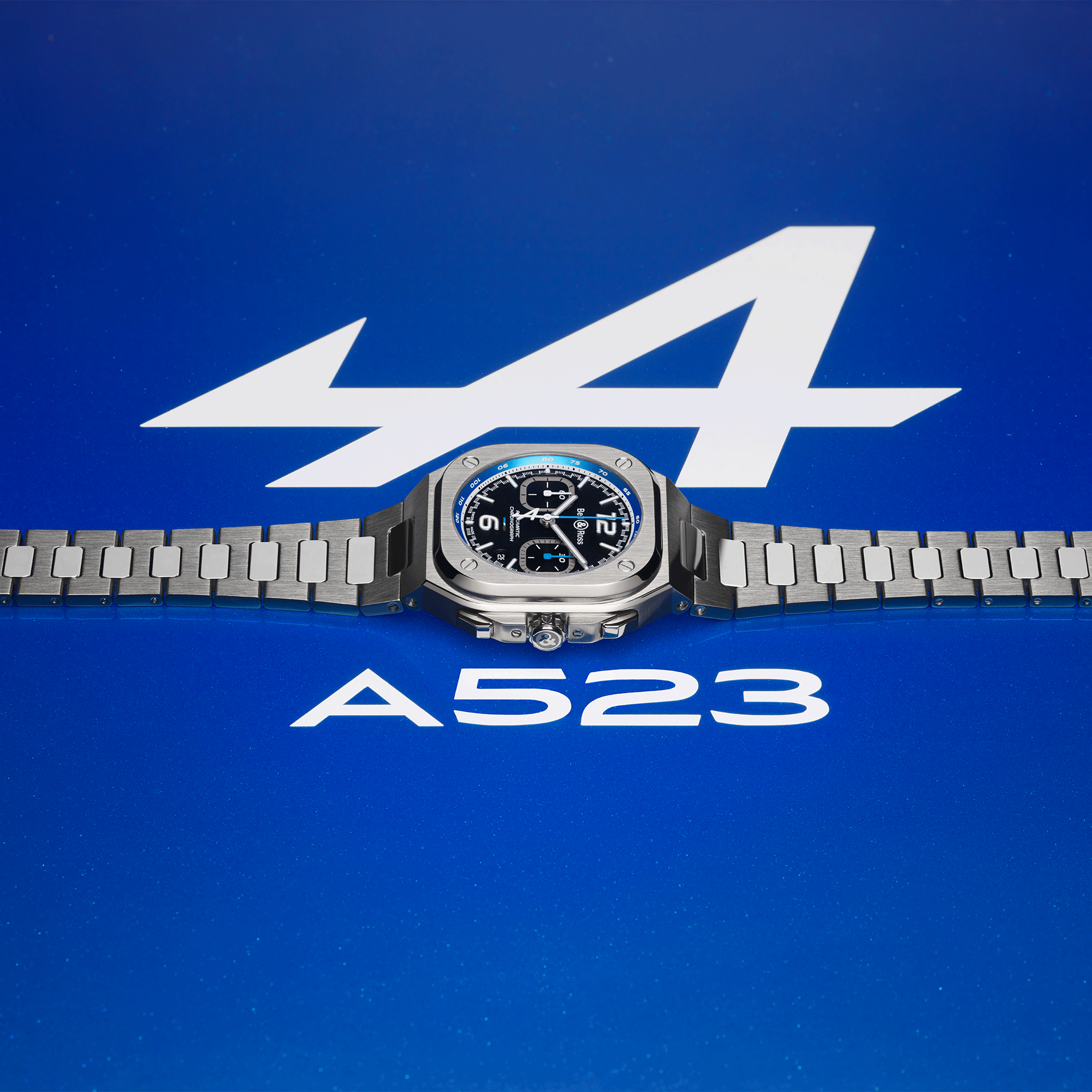 Bell & Ross BR 05 Chrono A523 Alpine automatique acier 42 mm - Lepage