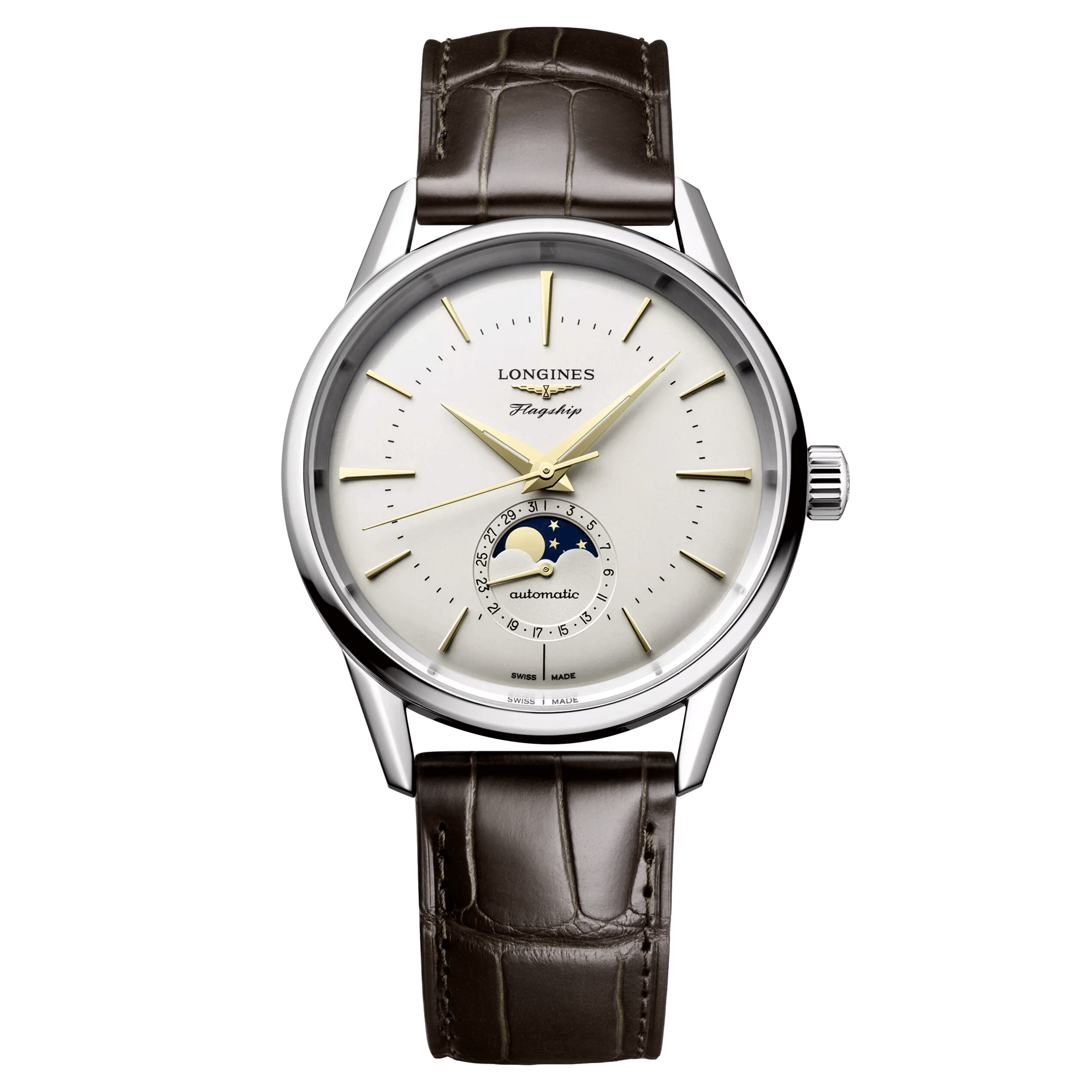 Longines Flagship Heritage Moon Phase Watch L4.815.4.78.2 - Lepage