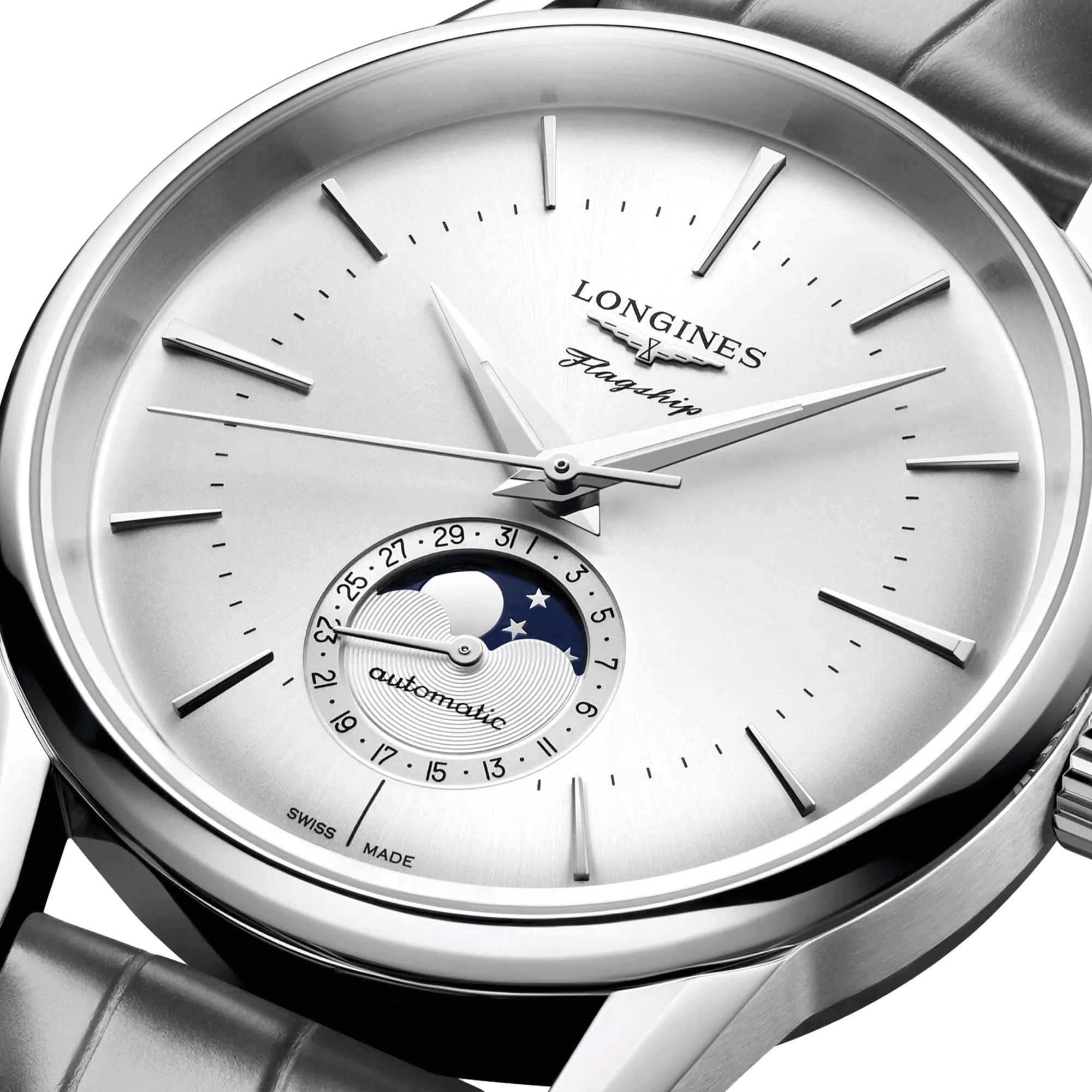 Longines Flagship Heritage Moon Phase Watch L4.815.4.72.2 - Lepage