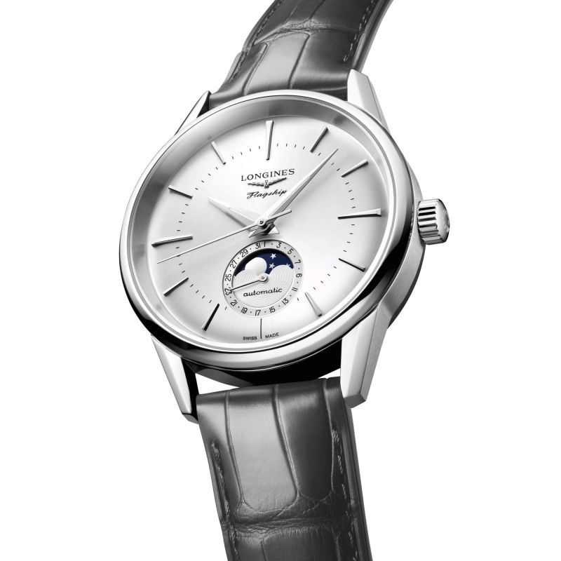Longines Flagship Heritage Moon Phase Watch L4.815.4.72.2 - Lepage