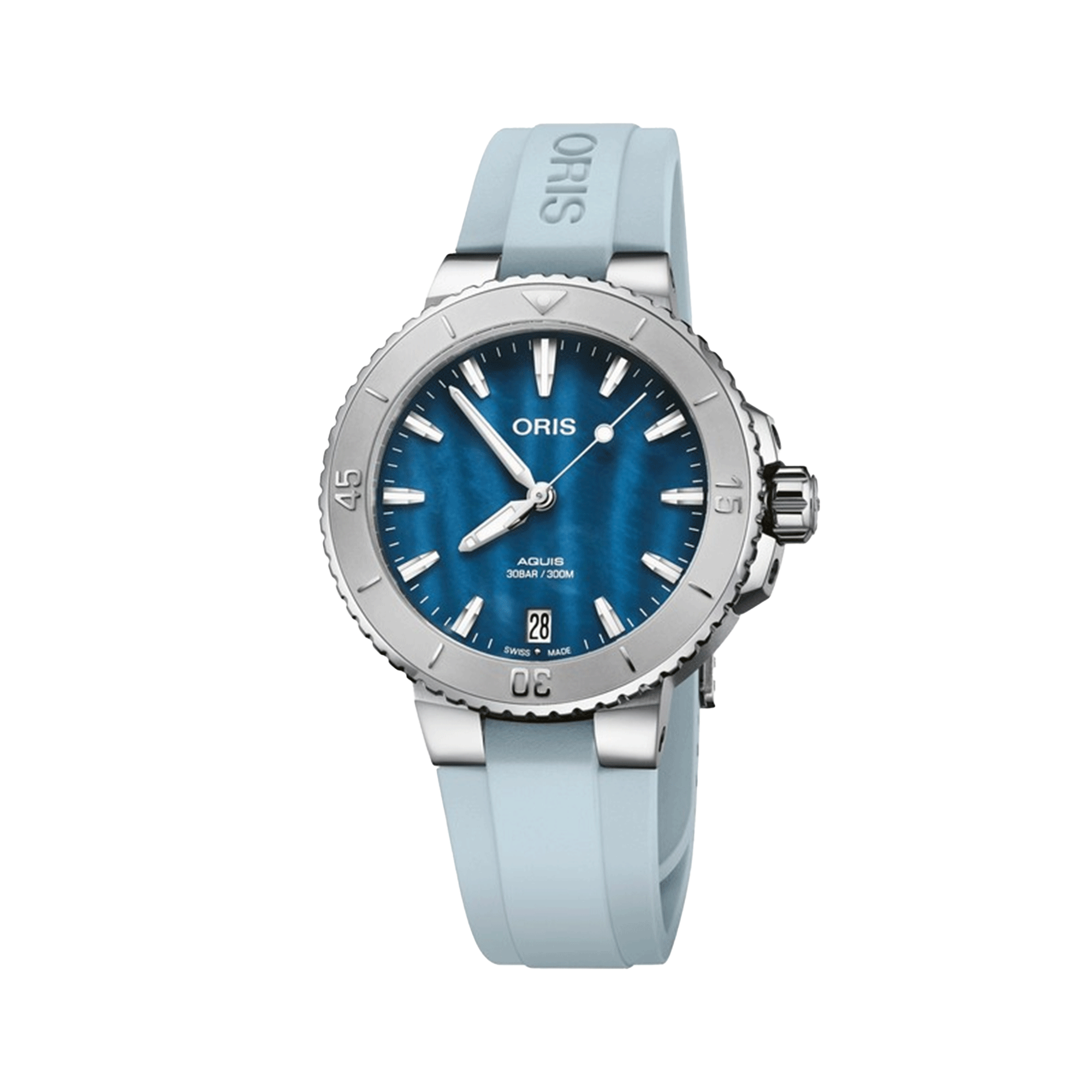 Montre Oris Aquis Date bleue 01 733 7770 4155-07 4 18 65FC - Lepage
