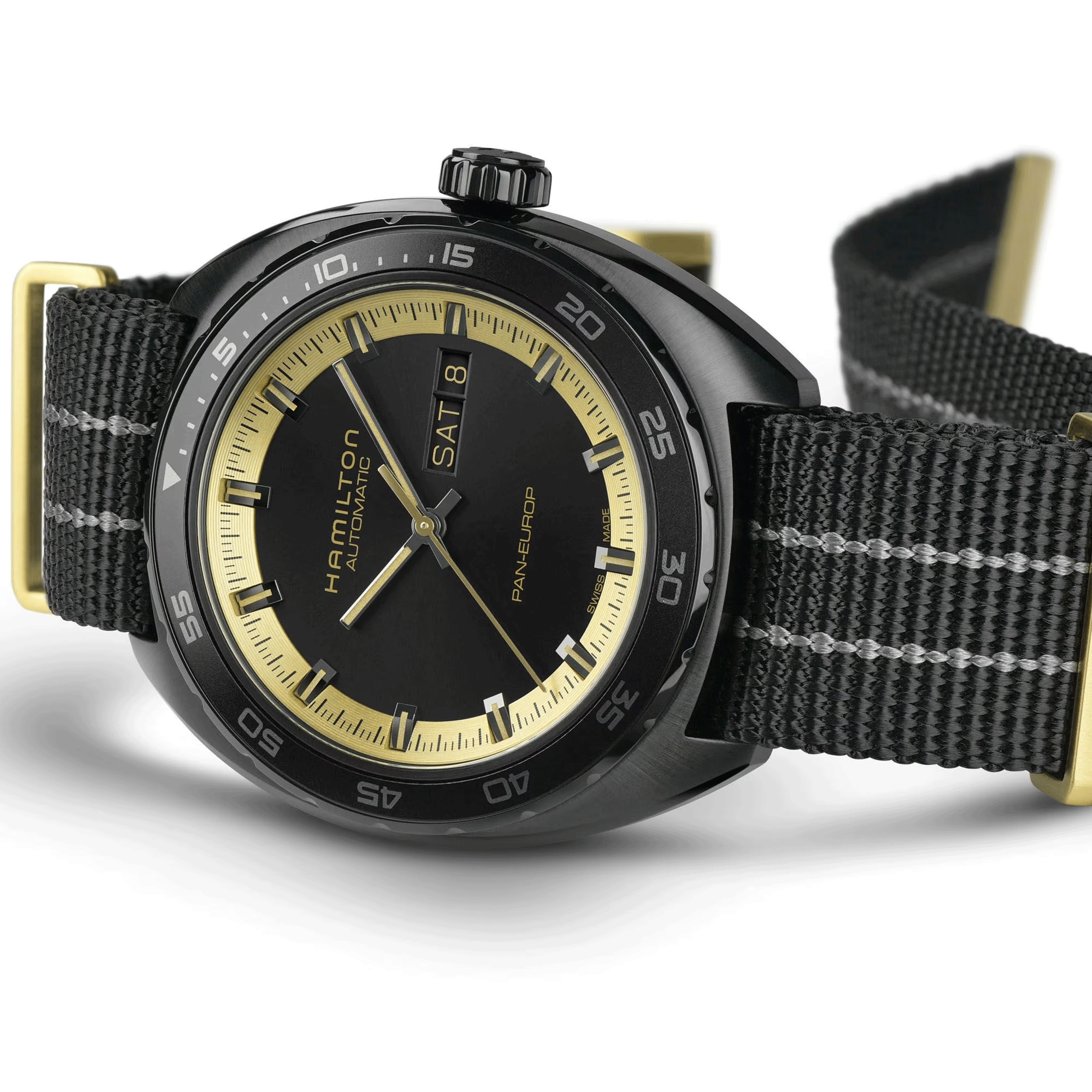 Montre Hamilton American Classic Pan Europ Day H35425730 - Lepage